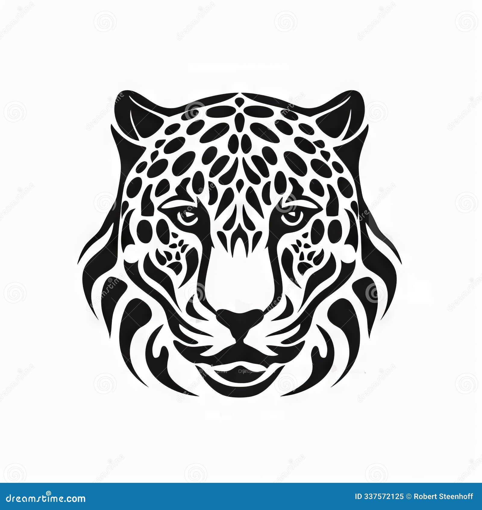 Leopards Head Shield Mascot Logo Stock Image | CartoonDealer.com #249986227