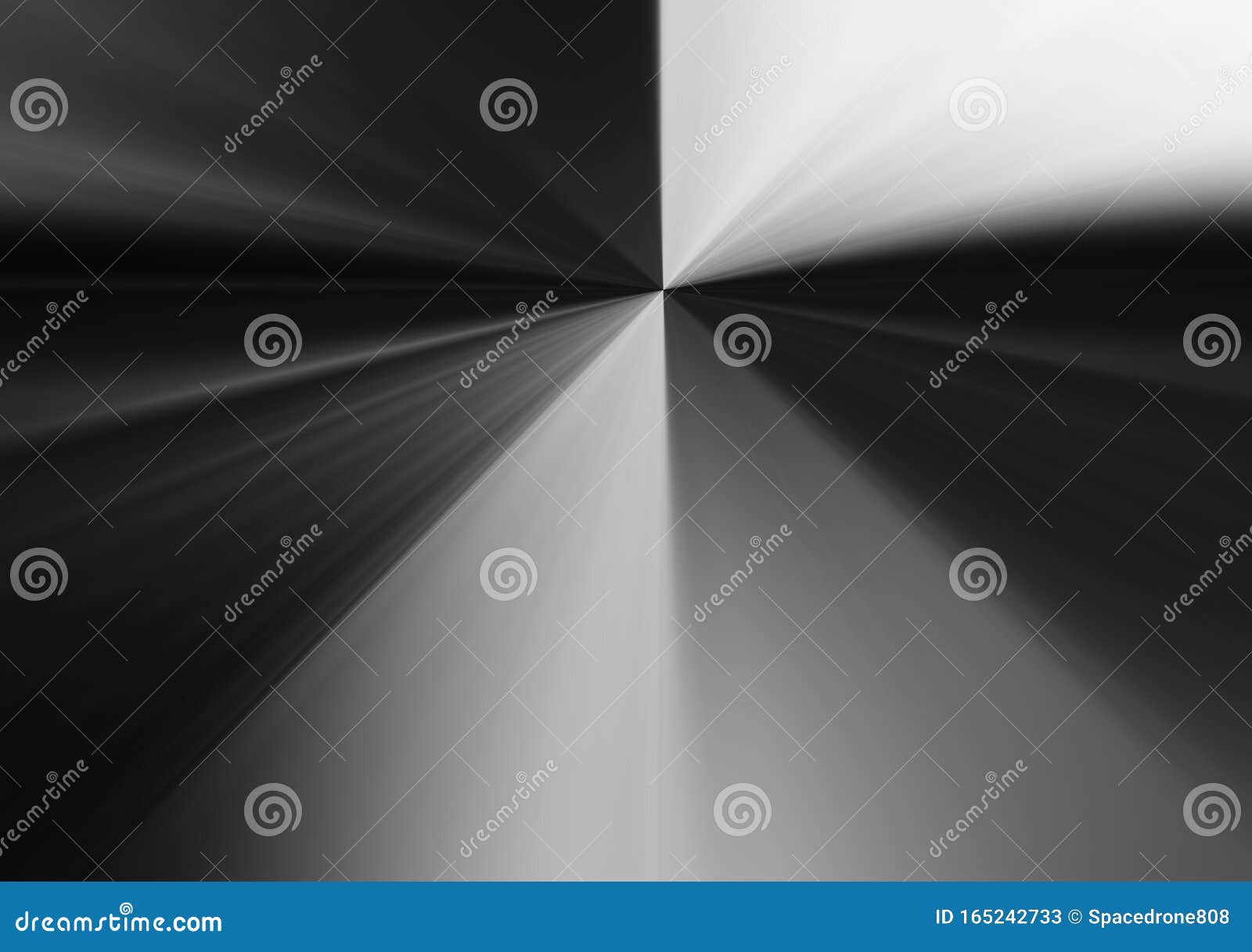 Black and White Light Blast Abstraction Background Stock Image - Image ...