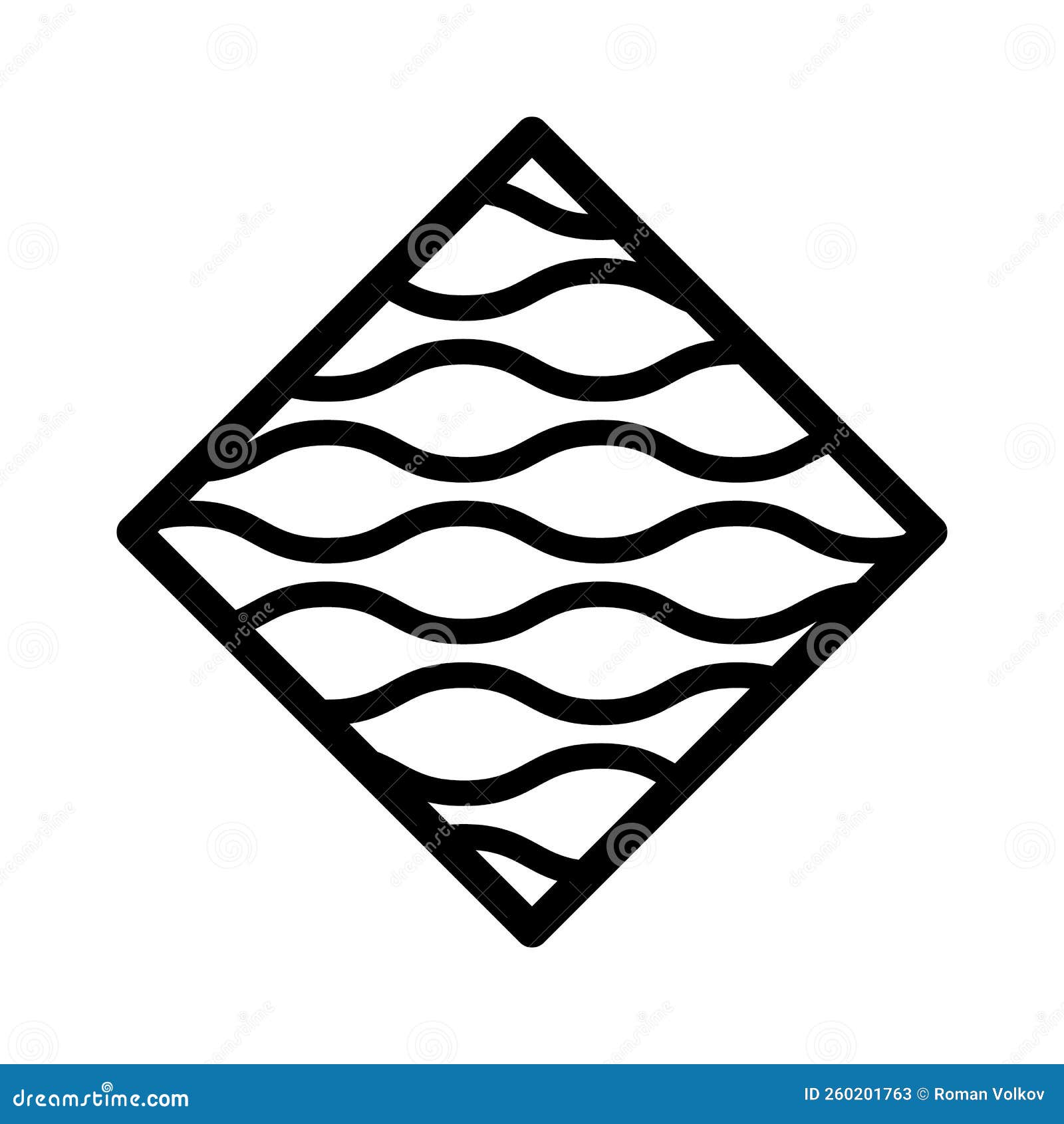 Black and White Linear Wool Icon Stock Vector - Illustration of icon ...