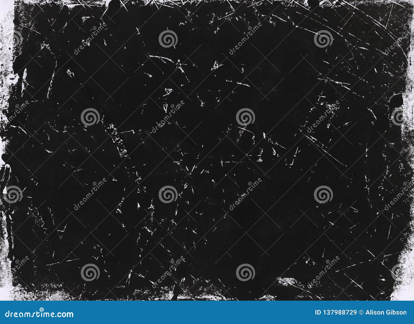 Black and White Lino Printed Texture Background 7 Stock Illustration ...