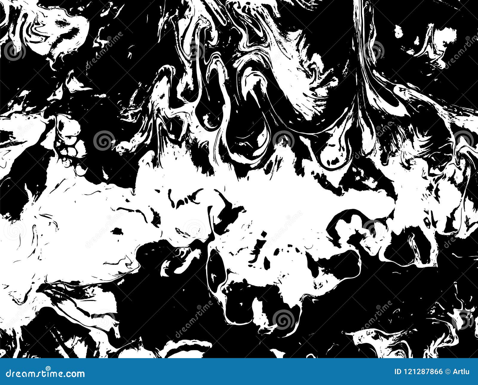 Black and White Liquid Texture.Grunge Vector Background. Stock Vector ...
