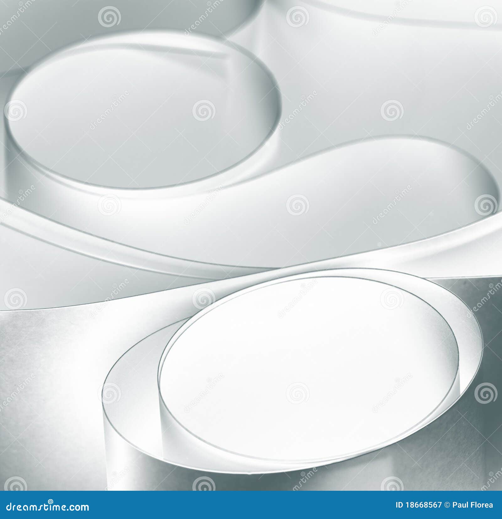 Black White Macro Curved Twisted Sheets of Pa Stock Image - Image of ...