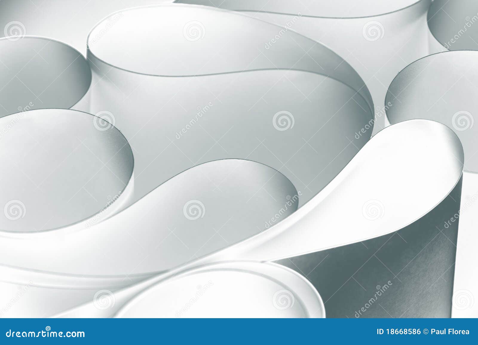 Black White Macro Picture Curved Twisted Sheets Stock Photo - Image of ...