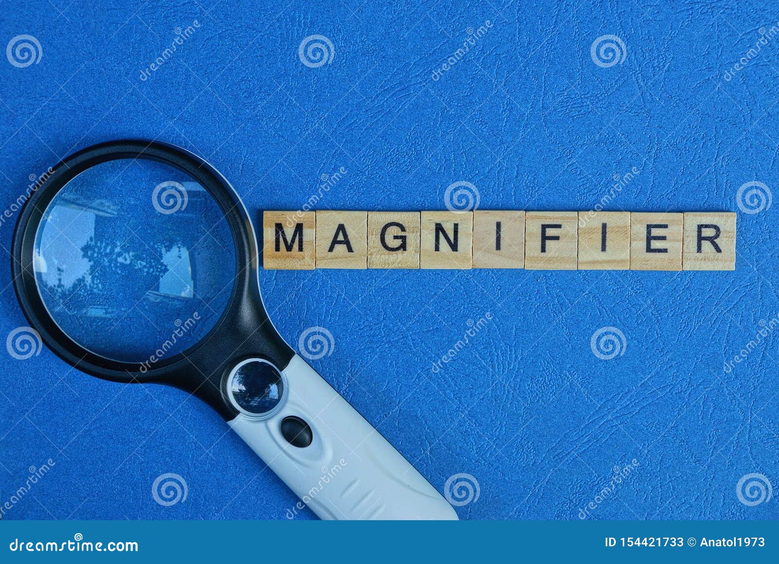 Black White Magnifier from the Word of Wooden Letters Stock Image ... Black White Magnifier from the Word of Wooden Letters Stock Image ...