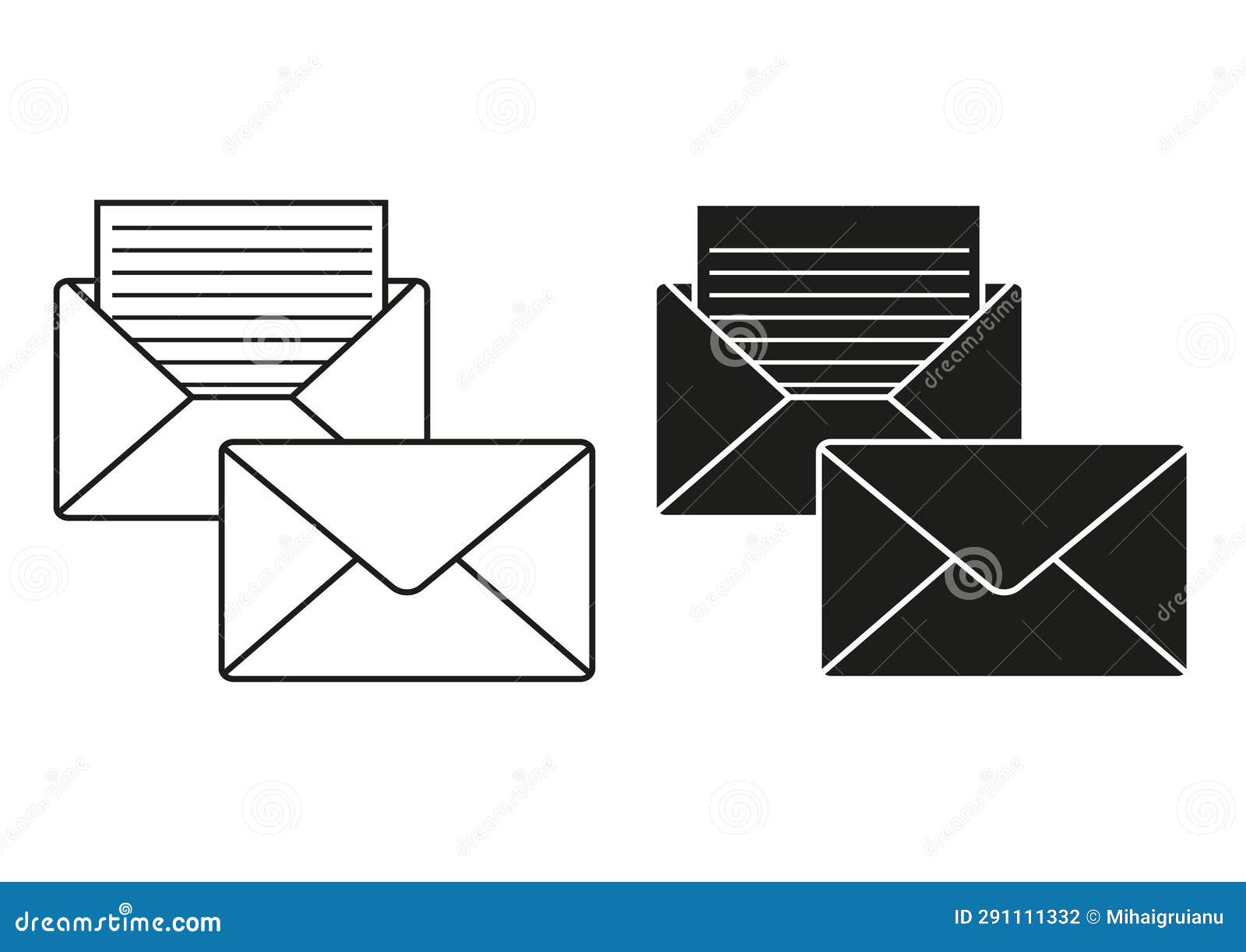 Flat Envelope Icon