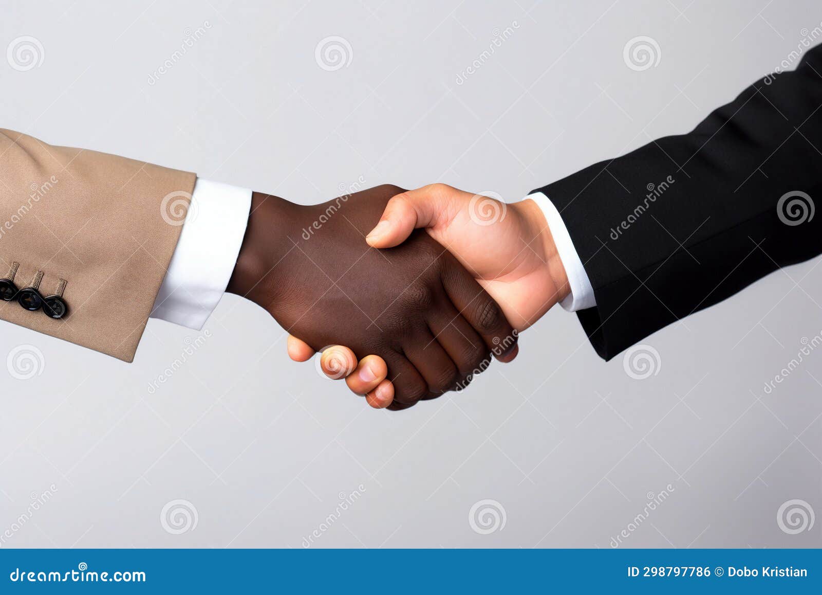 Black and White Man Handshake Stock Photo - Image of business ...