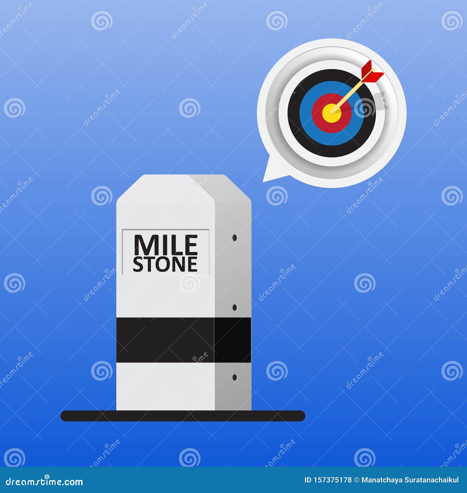 3d Milestone Black Symbols Vector Illustration | CartoonDealer.com ...