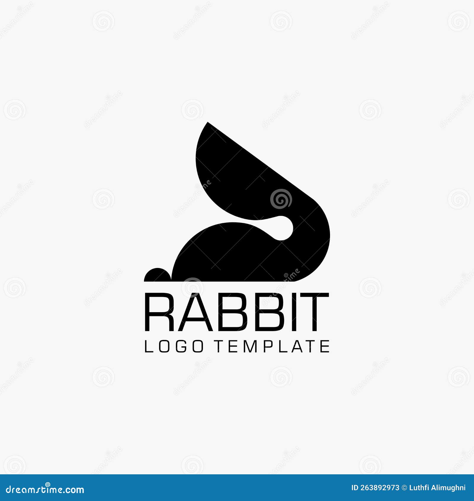 Minimalist Rabbit Illustration In Edward Gorey And Oliver Jeffers Style ...