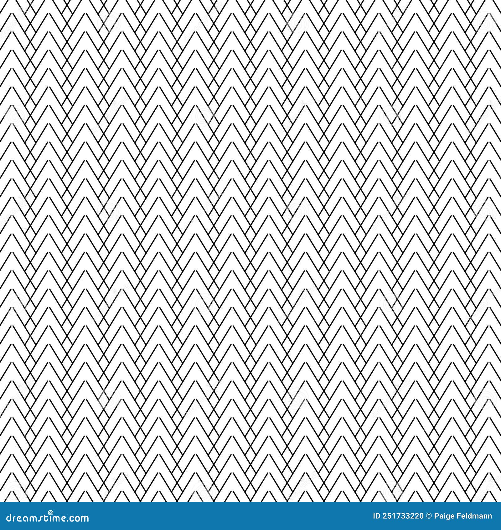 Black and White Modern Repeating Wallpaper Design Stock Illustration ...