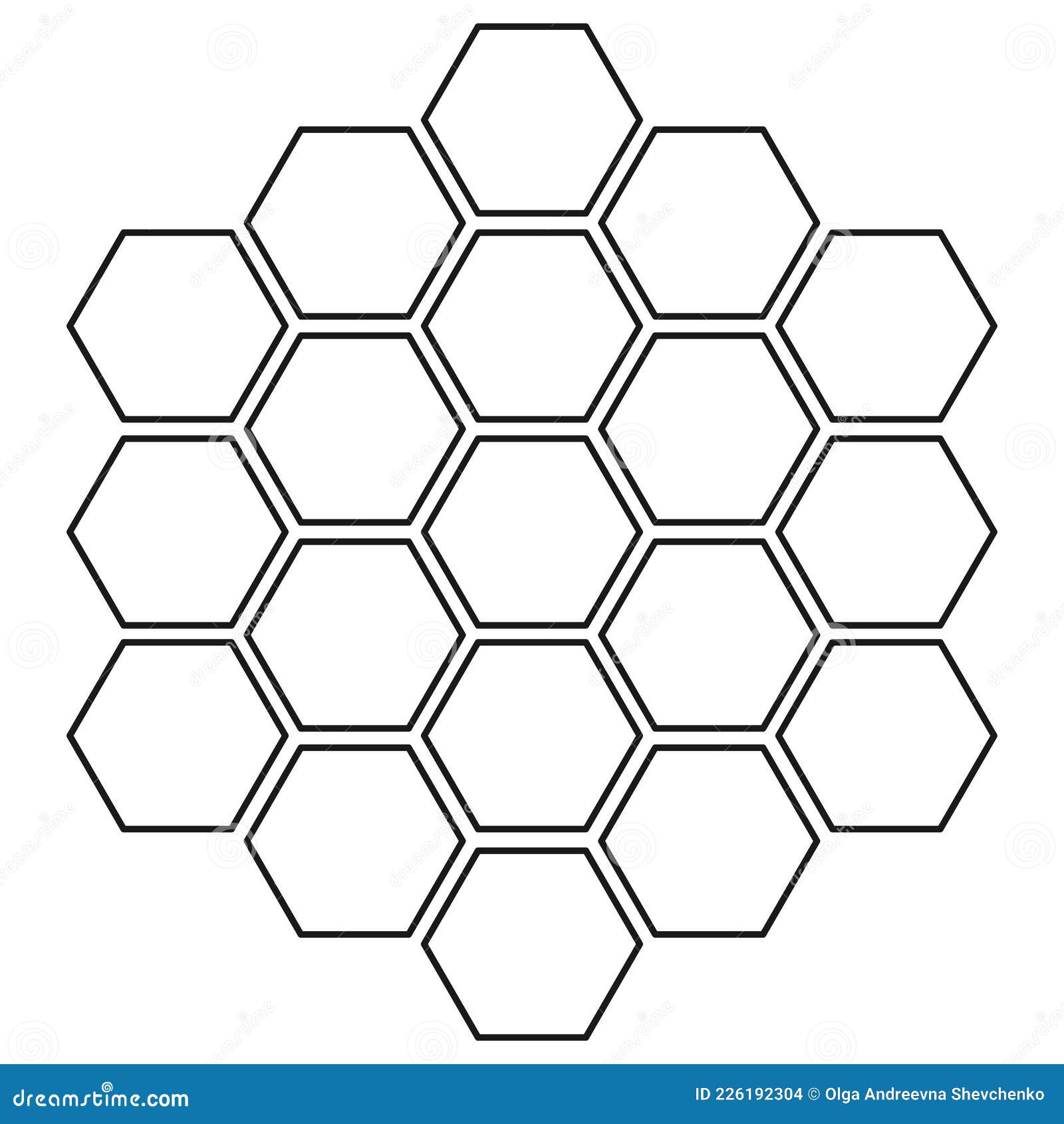 Honeycomb Pattern Vector