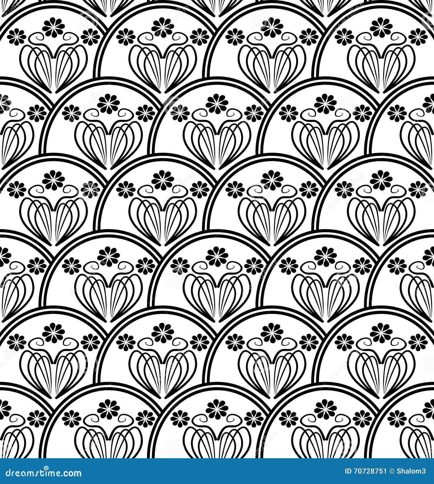 Black and White Monochrome Patterns. Seamless Monochrome Patterns Stock ...