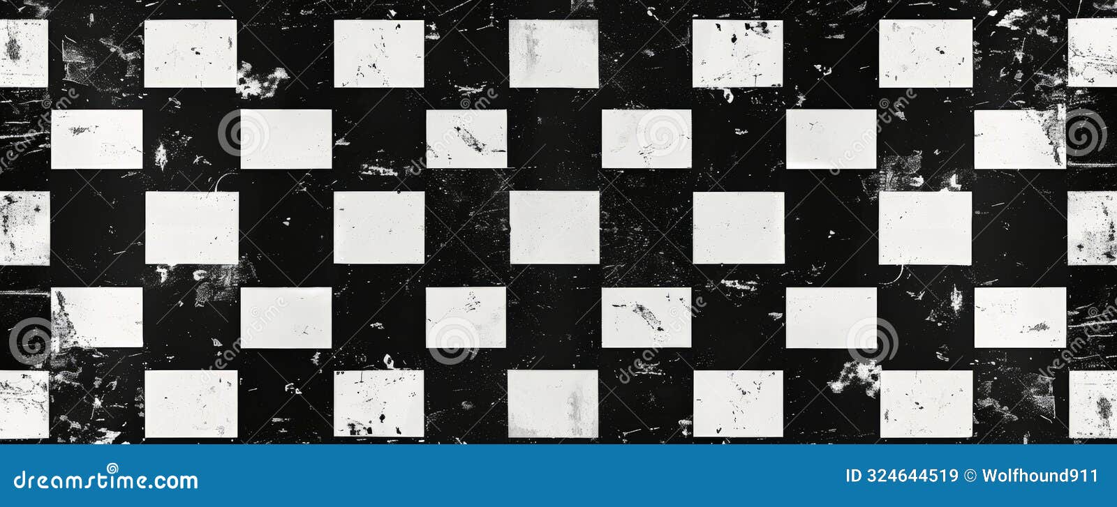 A Black and White Mosaic Pixel Background with a Checkerboard Pattern ...