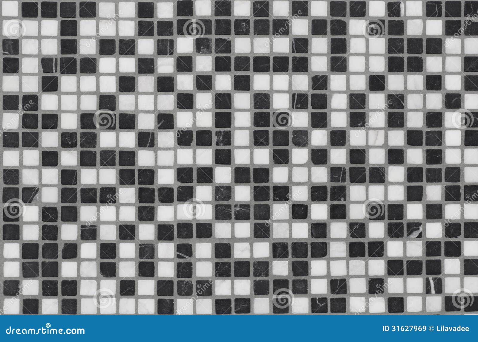 Black and White Mosaic Wall Stock Illustration - Illustration of mosaic ...
