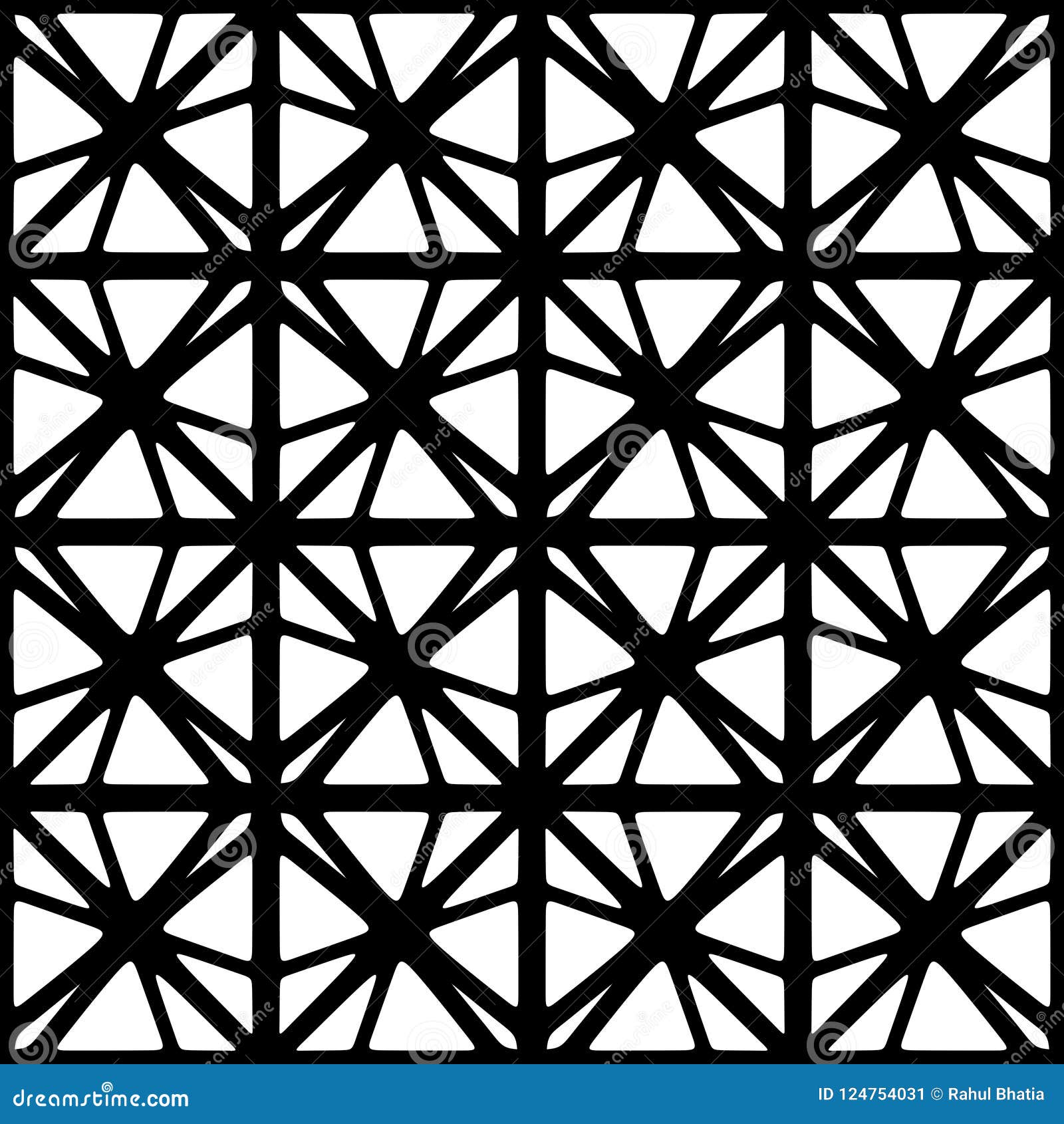 Black and White Mugal Jali Pattern Stock Vector - Illustration of ...