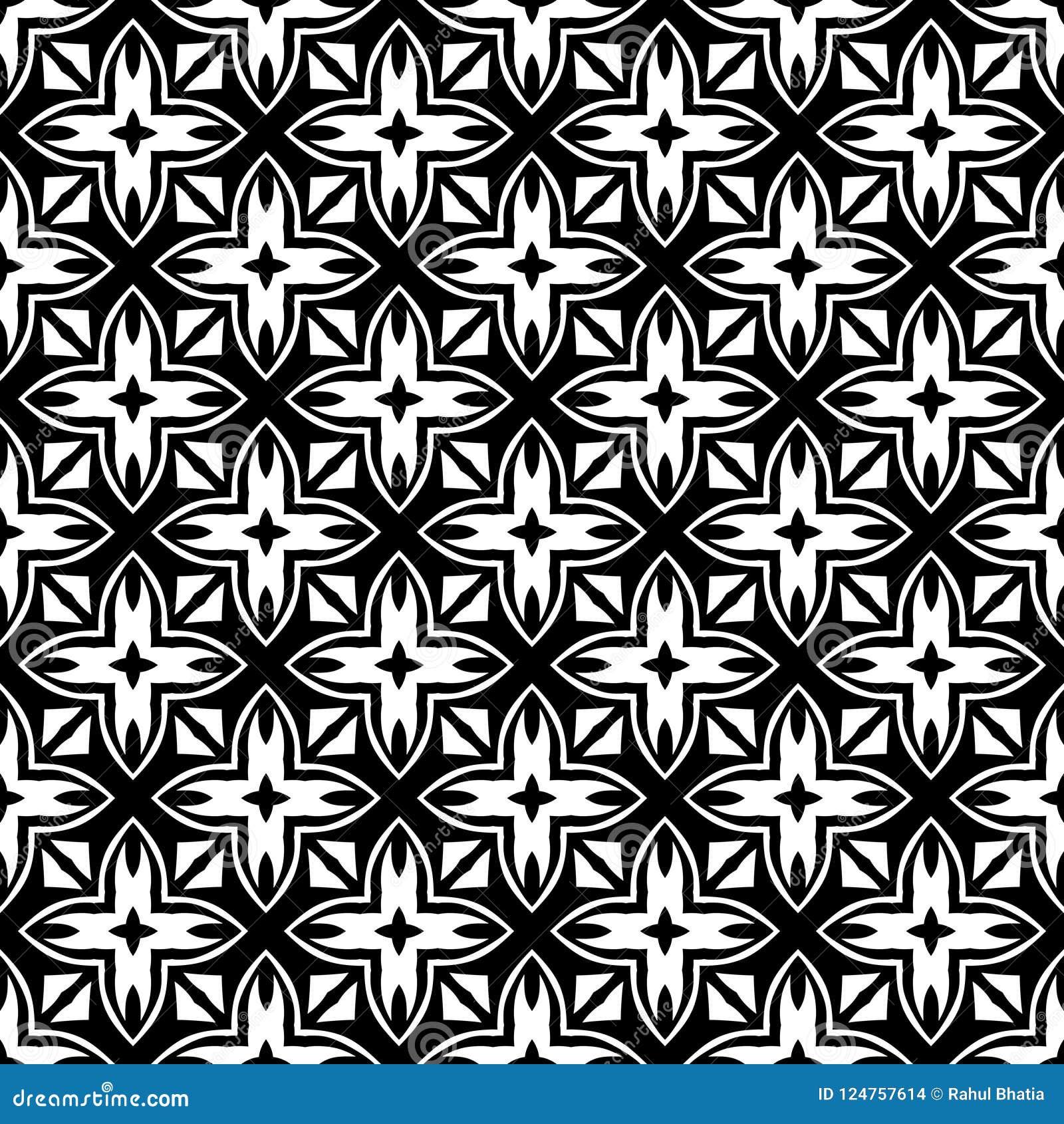 Black and White Mugal Jali Pattern Stock Vector - Illustration of laser ...