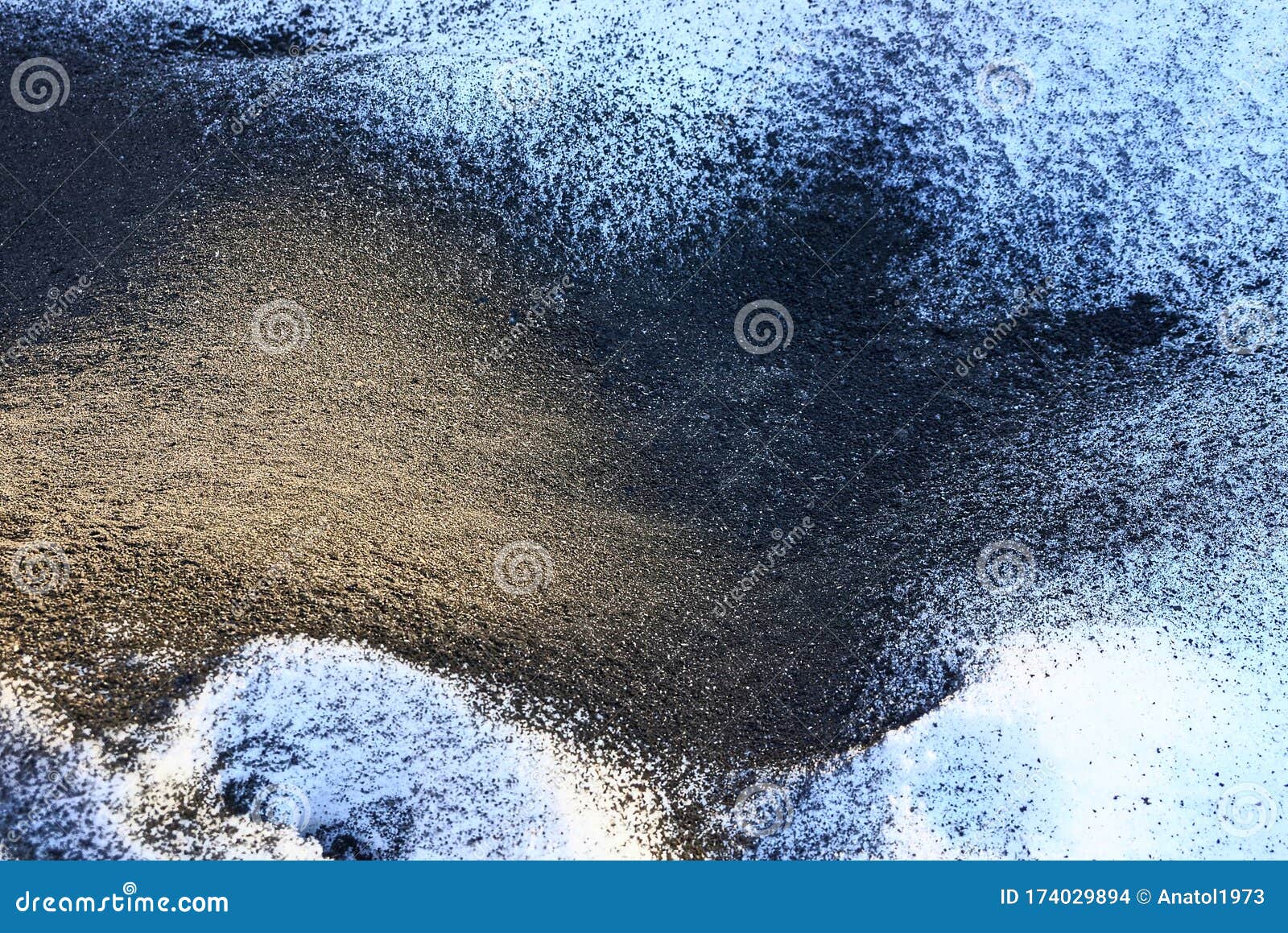 Black White Natural Texture of Ash and Snow Stock Photo - Image of ...