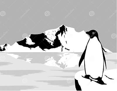 Black and White Nature Vector Stock Vector - Illustration of wildlife ...