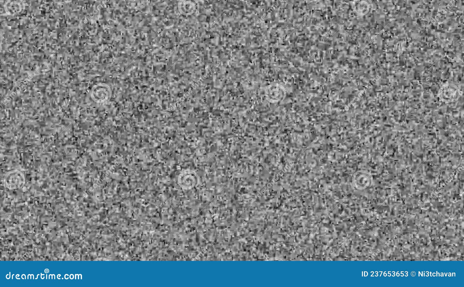 Black and White Offset Flickering Noise.Screen Damage TV Effects and ...