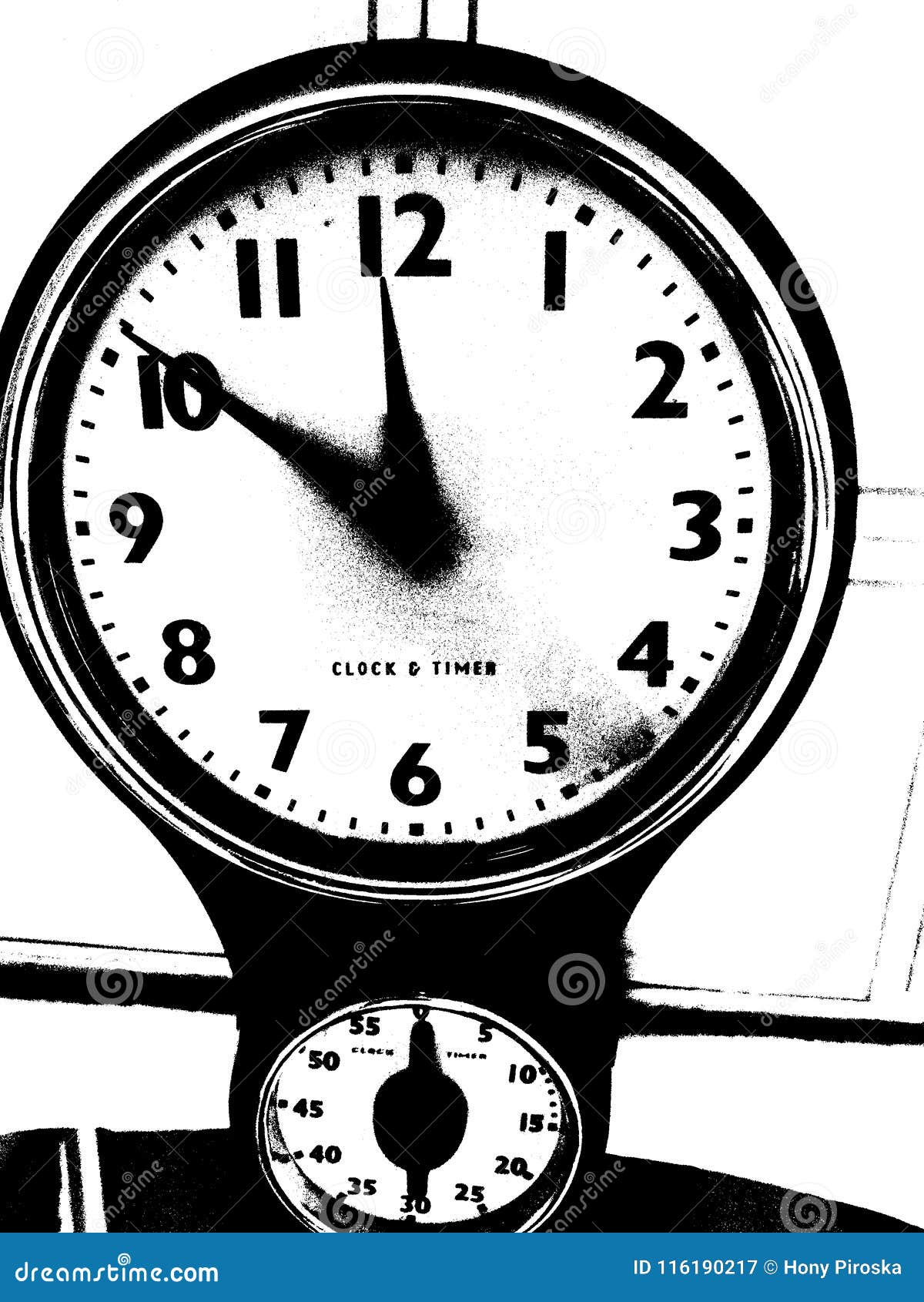 Ticking clock stock illustration. Illustration of ticking - 116190217