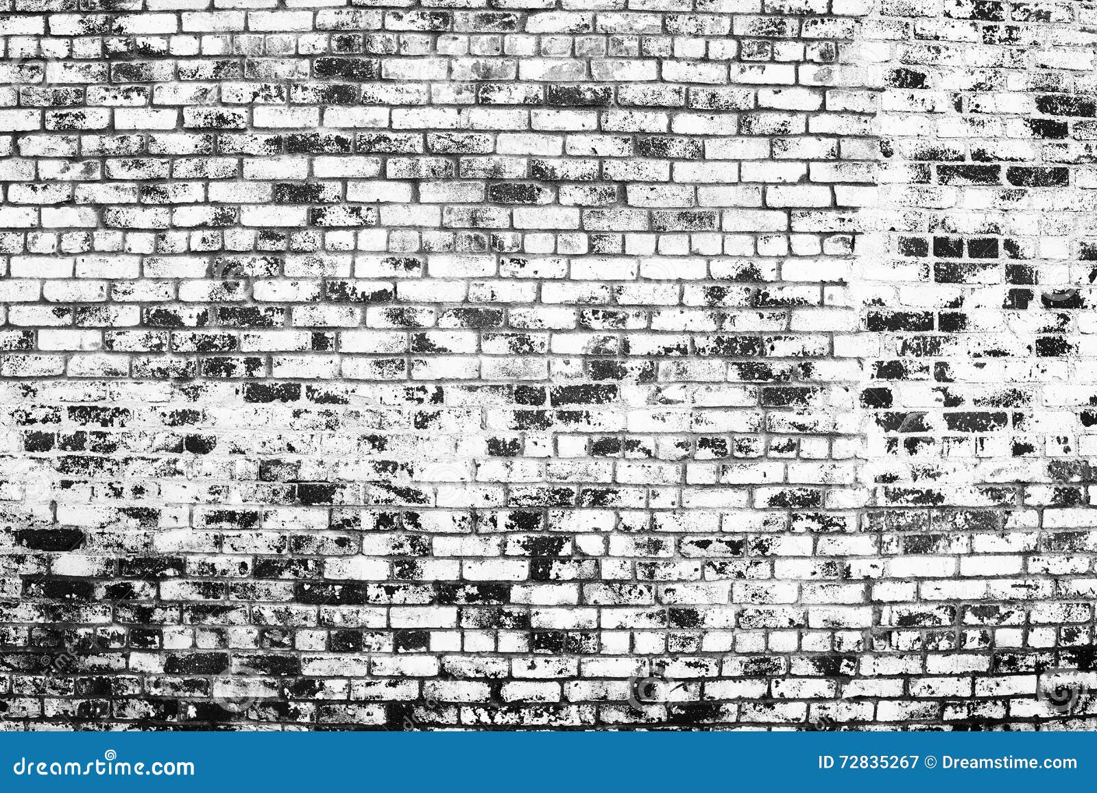 Black and White of Old Vintage Brick Wall Stock Image - Image of ...