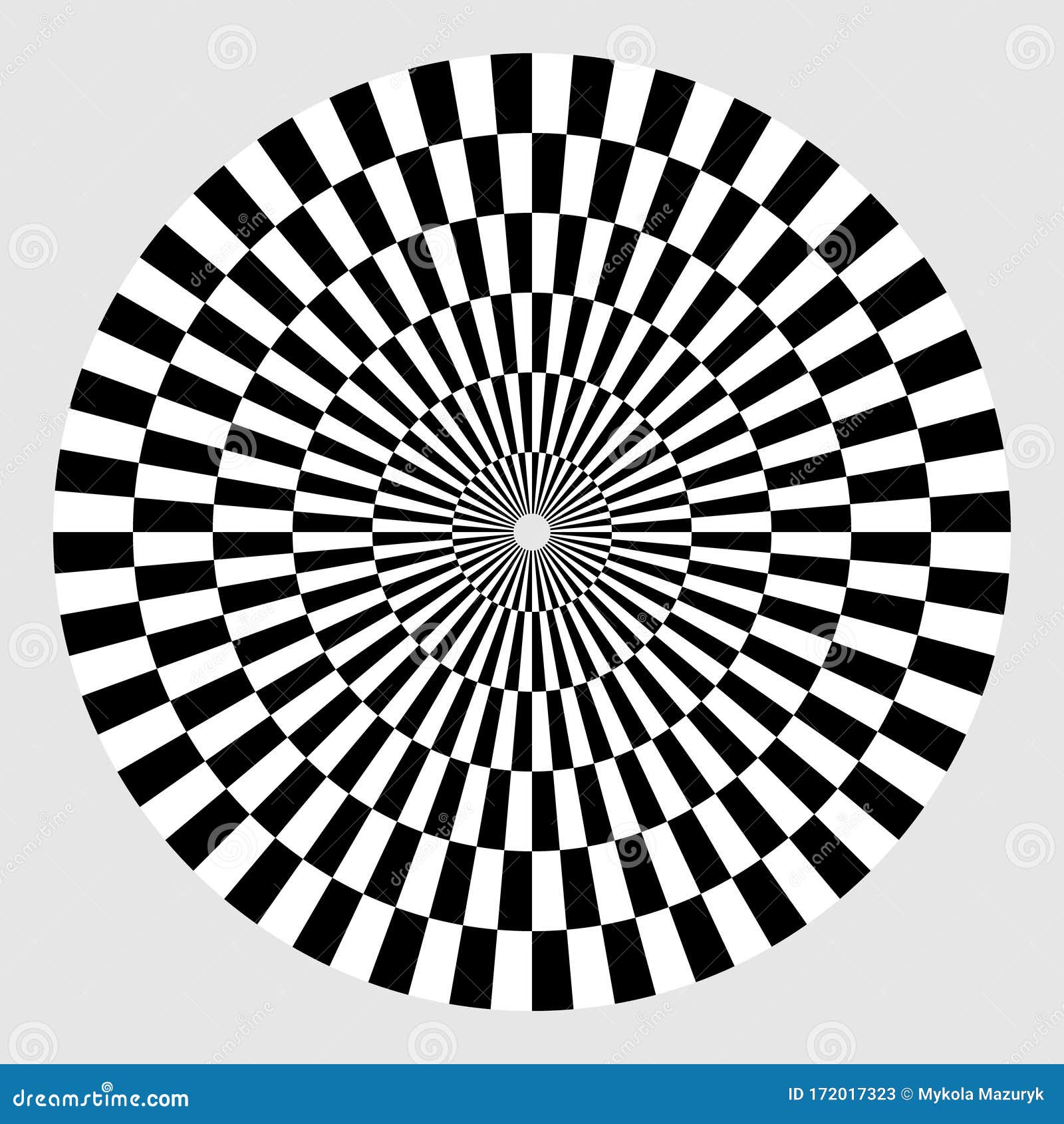 Circular Designs Optical Illusion