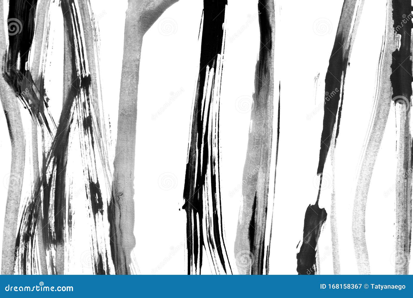 Black and White Paint Strips Stock Image - Image of concept, abstract ...