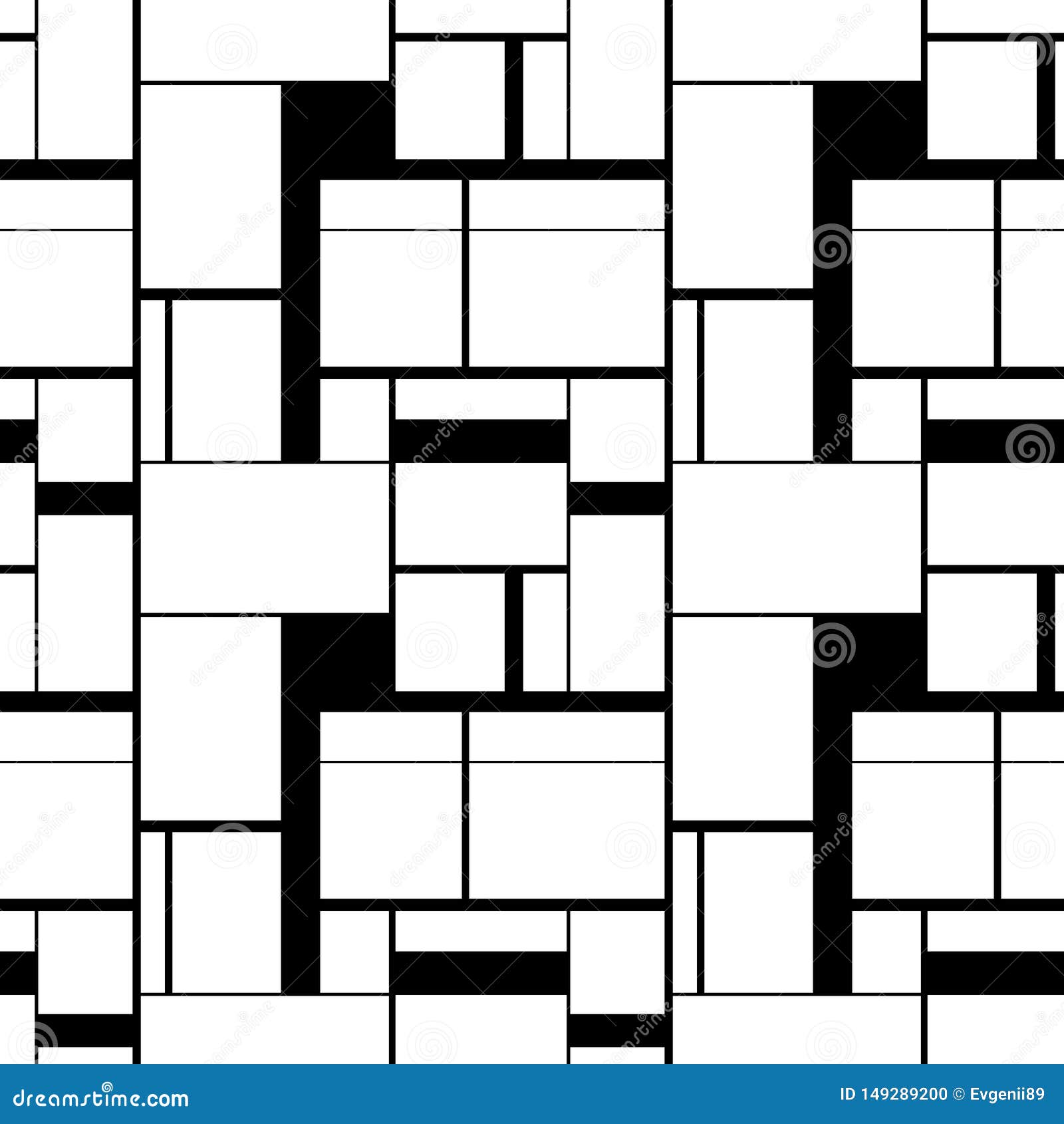 Piet Mondrian Coloring Worksheet