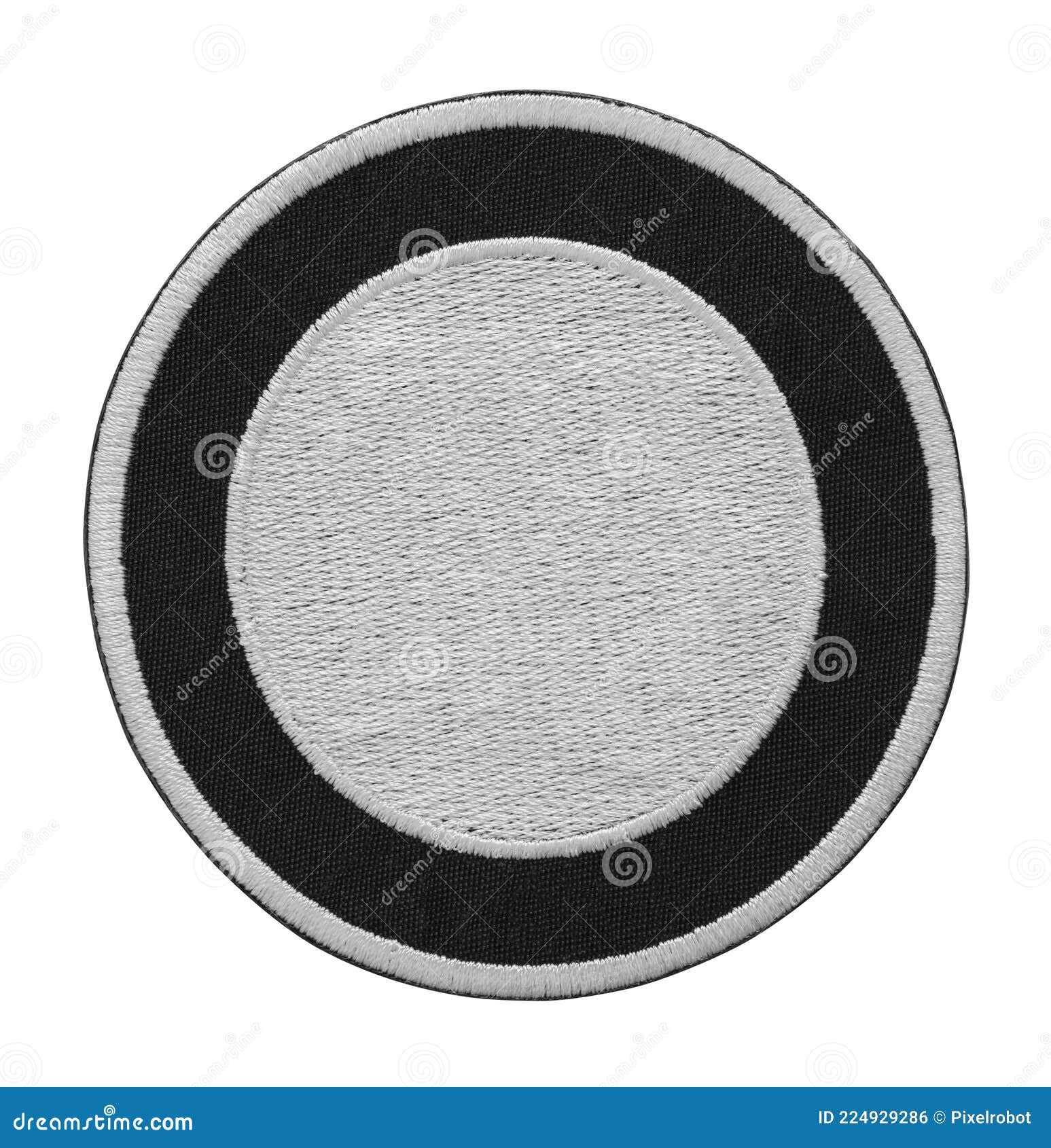 Black and White Patch stock photo. Image of circle, clothing - 224929286