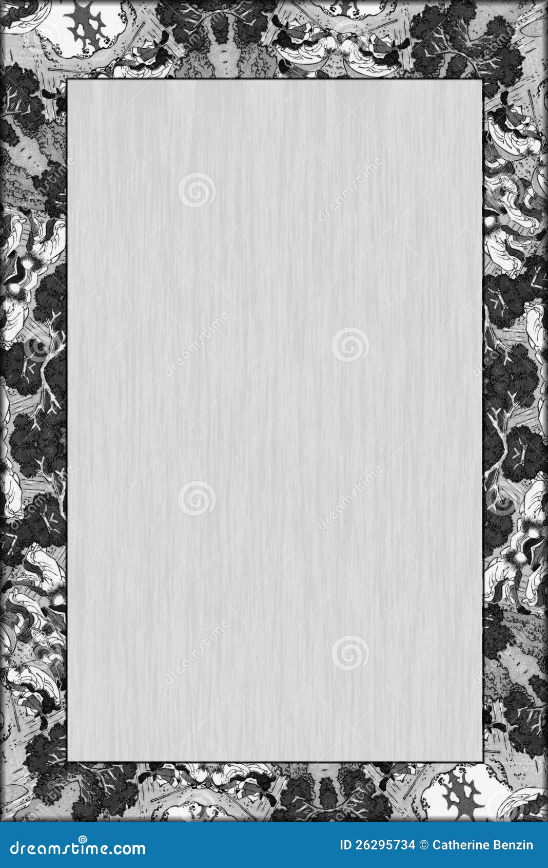 Black and White Pattern Border Stock Photo - Image of surface, texture ...