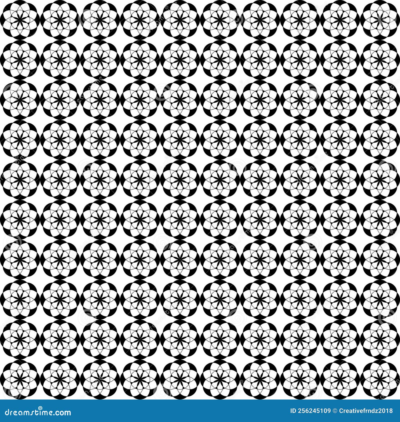 Black and White Pattern Design Stock Vector - Illustration of shape ...