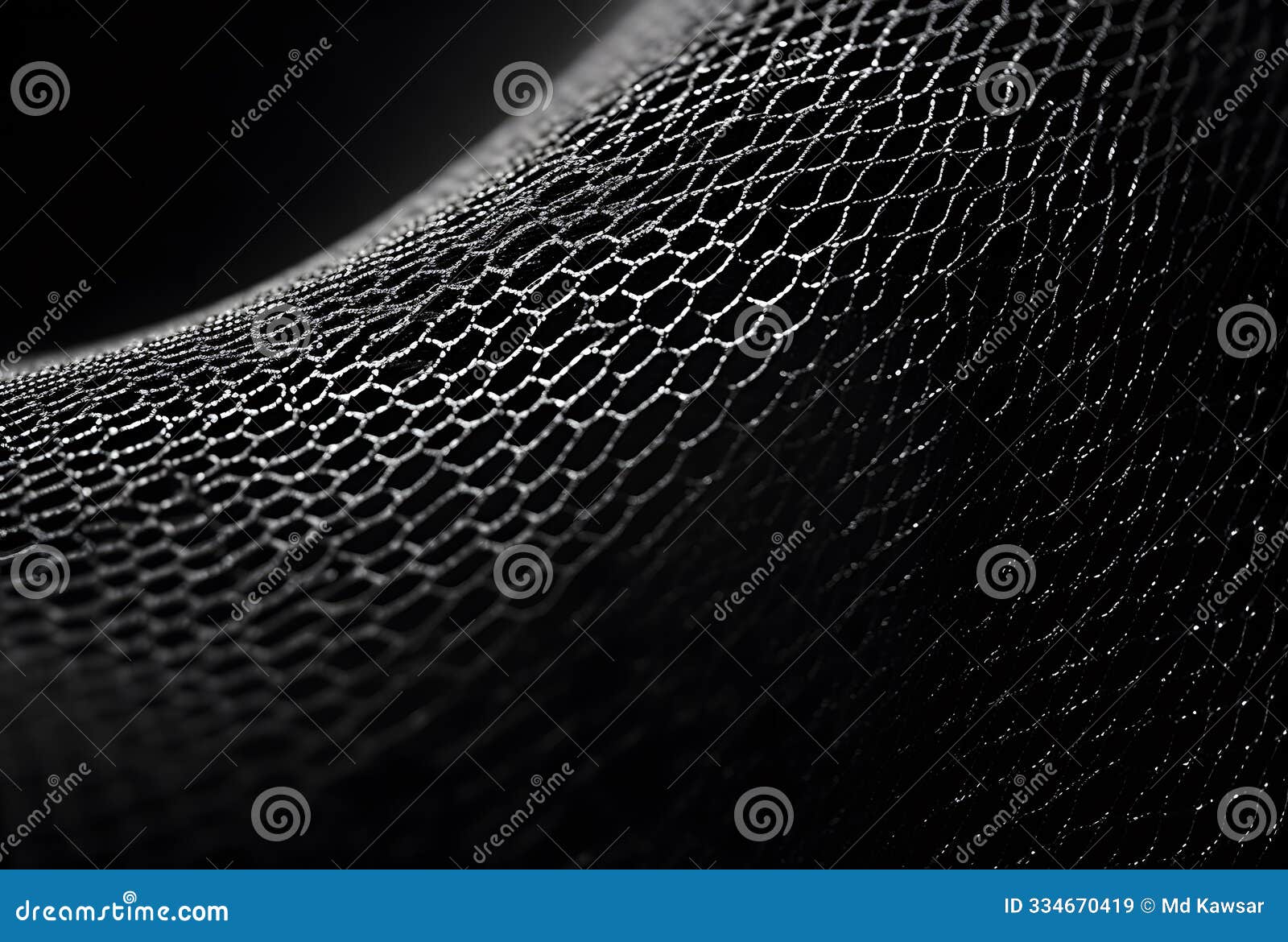 Abstract Black and White Fishnet Pattern Texture Stock Illustration ...