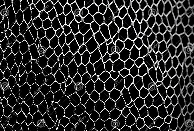 Black and White Fishnet Pattern for Design Stock Illustration ...