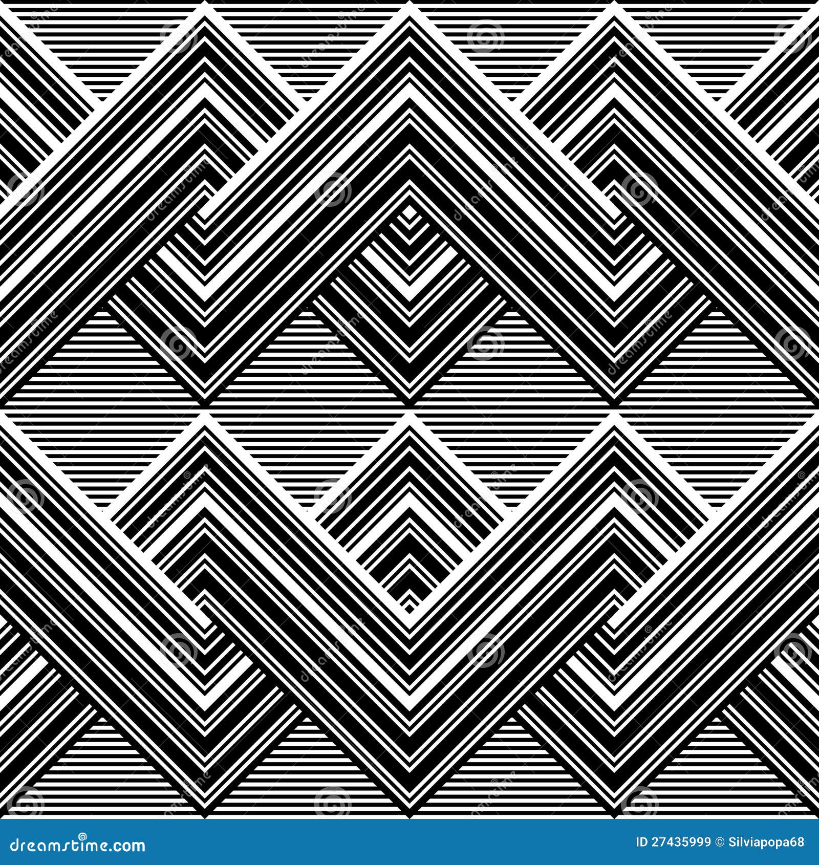 Black and White Pattern by Lines Stock Illustration - Illustration of ...