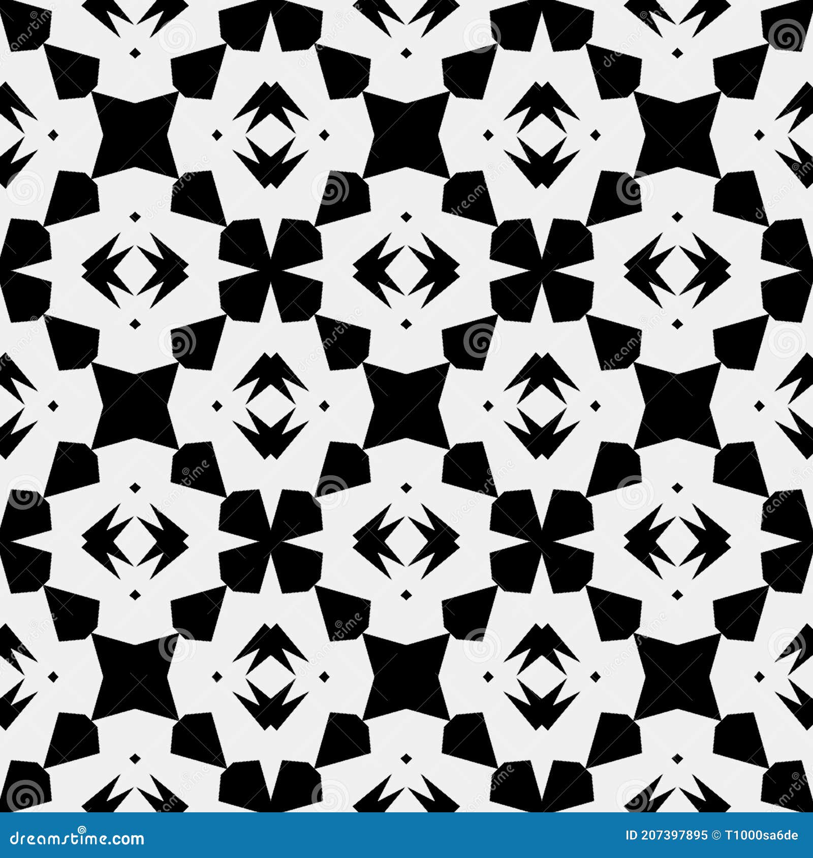 Black and white patterns stock illustration. Illustration of fabric ...