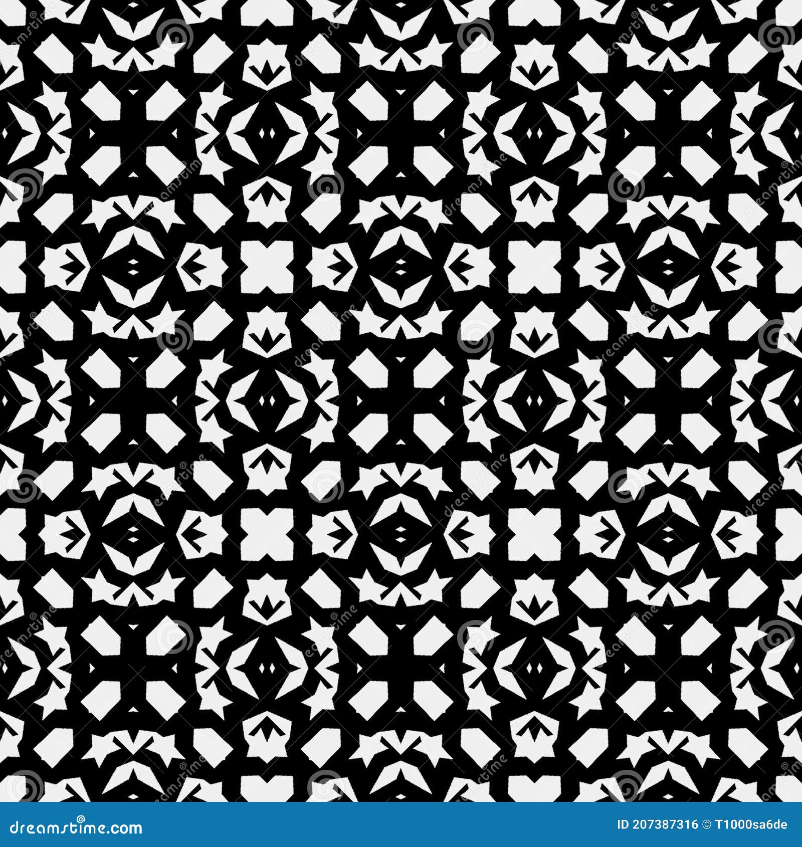 Black and white patterns stock illustration. Illustration of decor ...