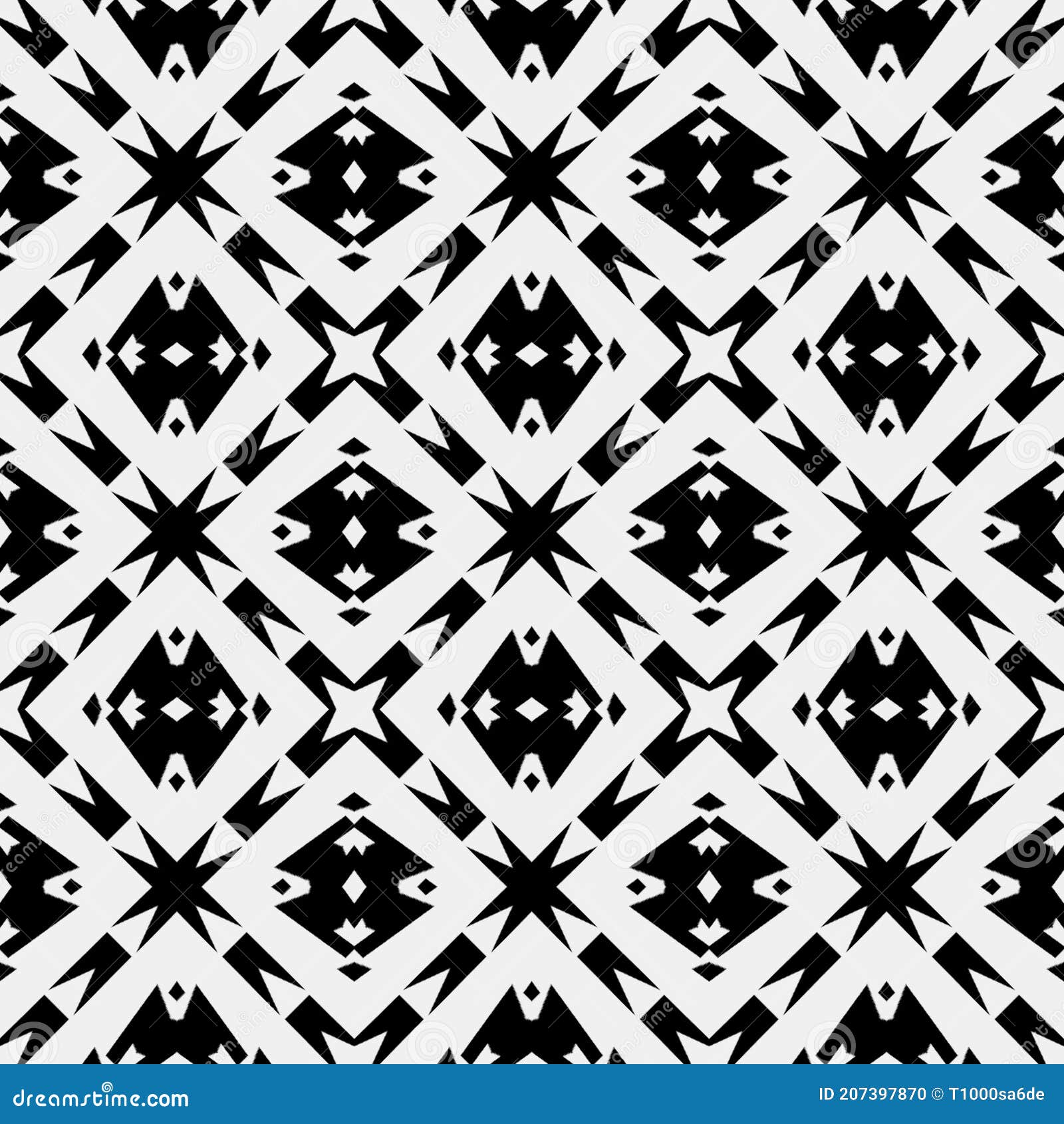 Black and white patterns stock illustration. Illustration of silhouette ...