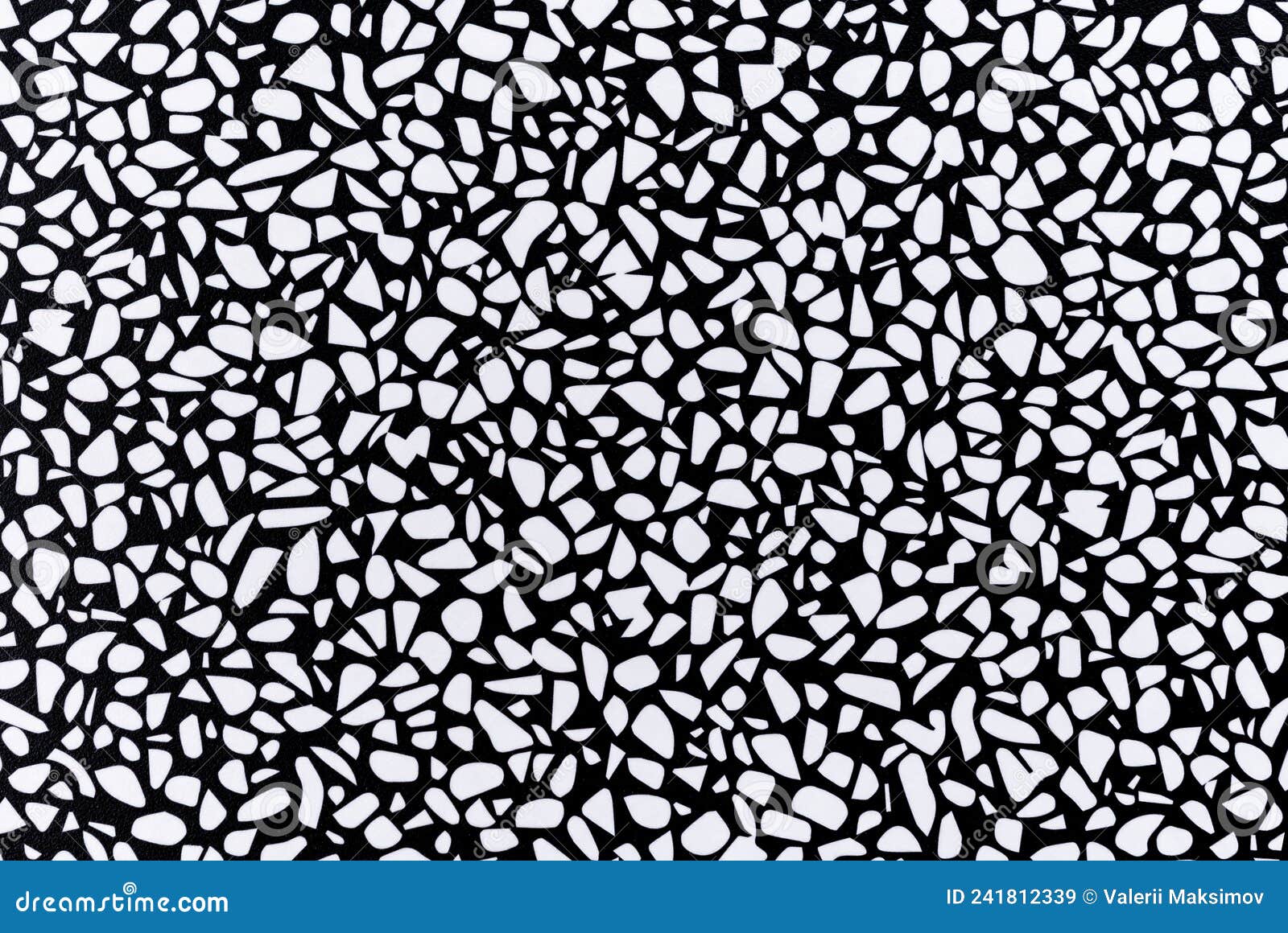 White Pebble Stone Texture Seamless Pattern Abstract Background Cartoon ...