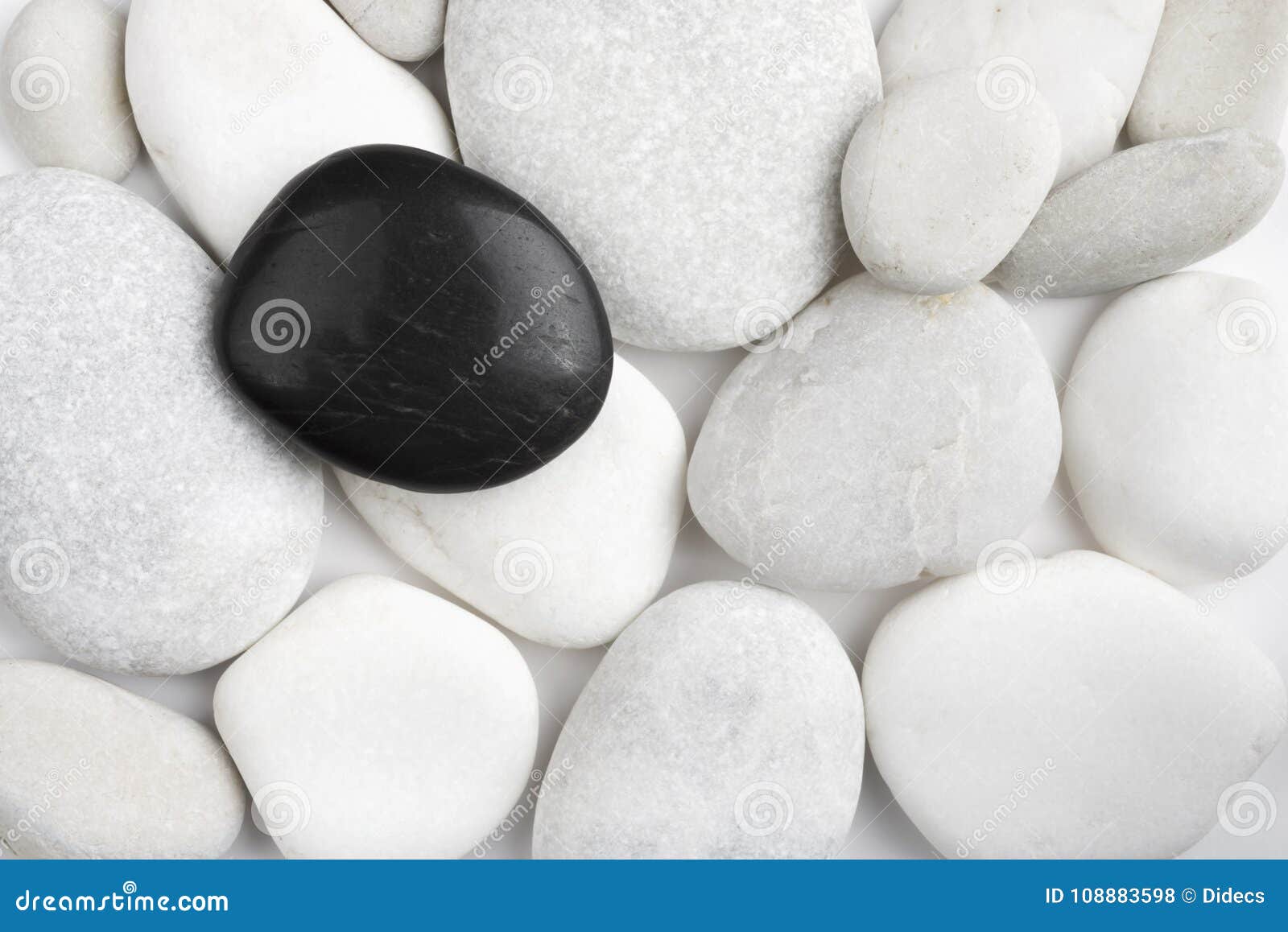 White Pebbles Stone Texture Background Stock Photography ...