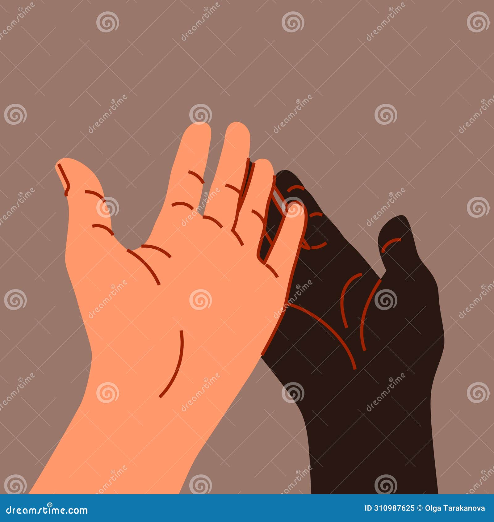 Black and White People Handshake Gesture Stock Illustration ...