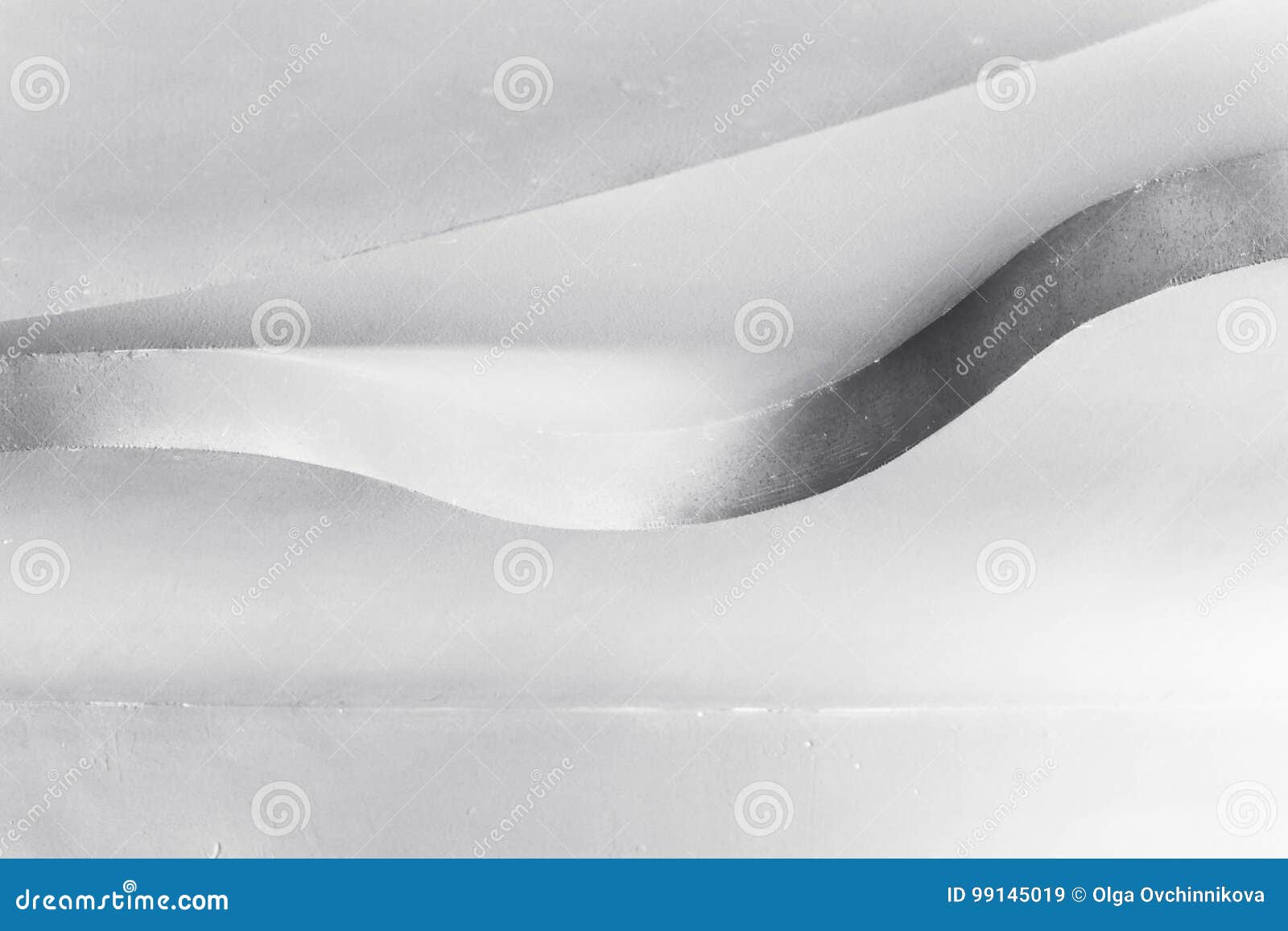 Black and White Photo Abstract Bend of Plasterboard on the Ceiling ...
