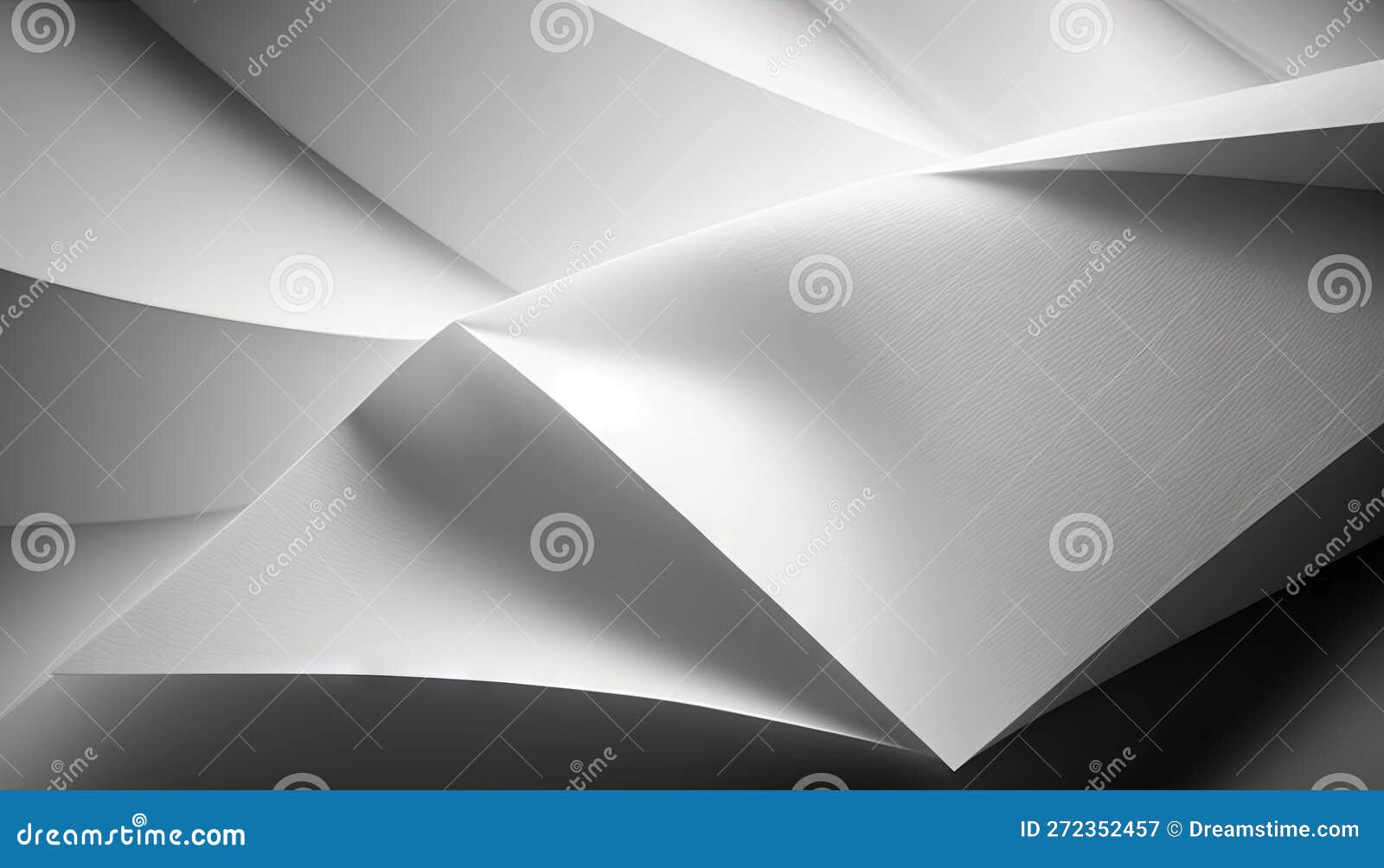 A Black and White Photo of an Abstract Design with a Curved Corner ...