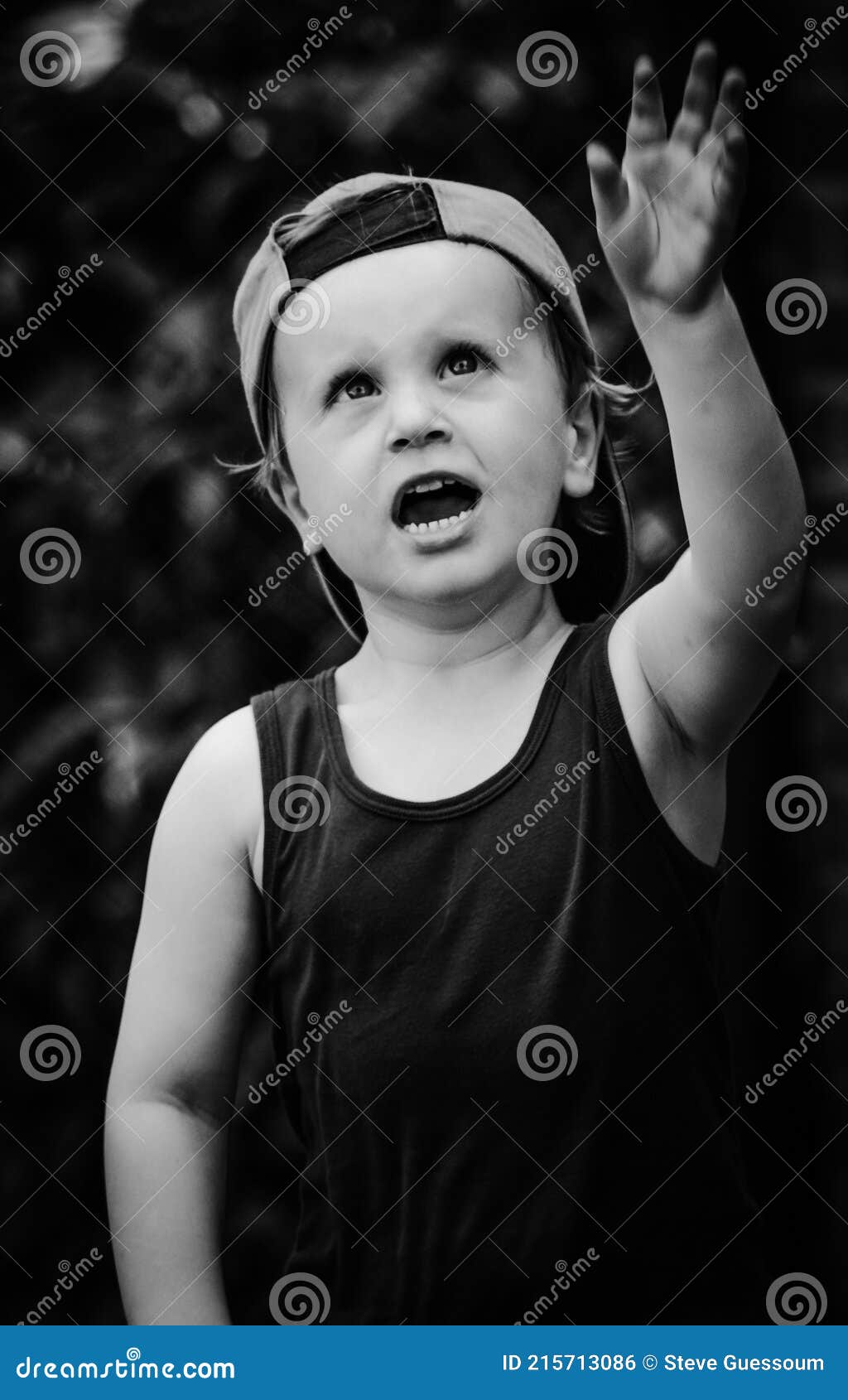 Black and White Photo of a Boy Reaching Stock Photo - Image of reaching ...