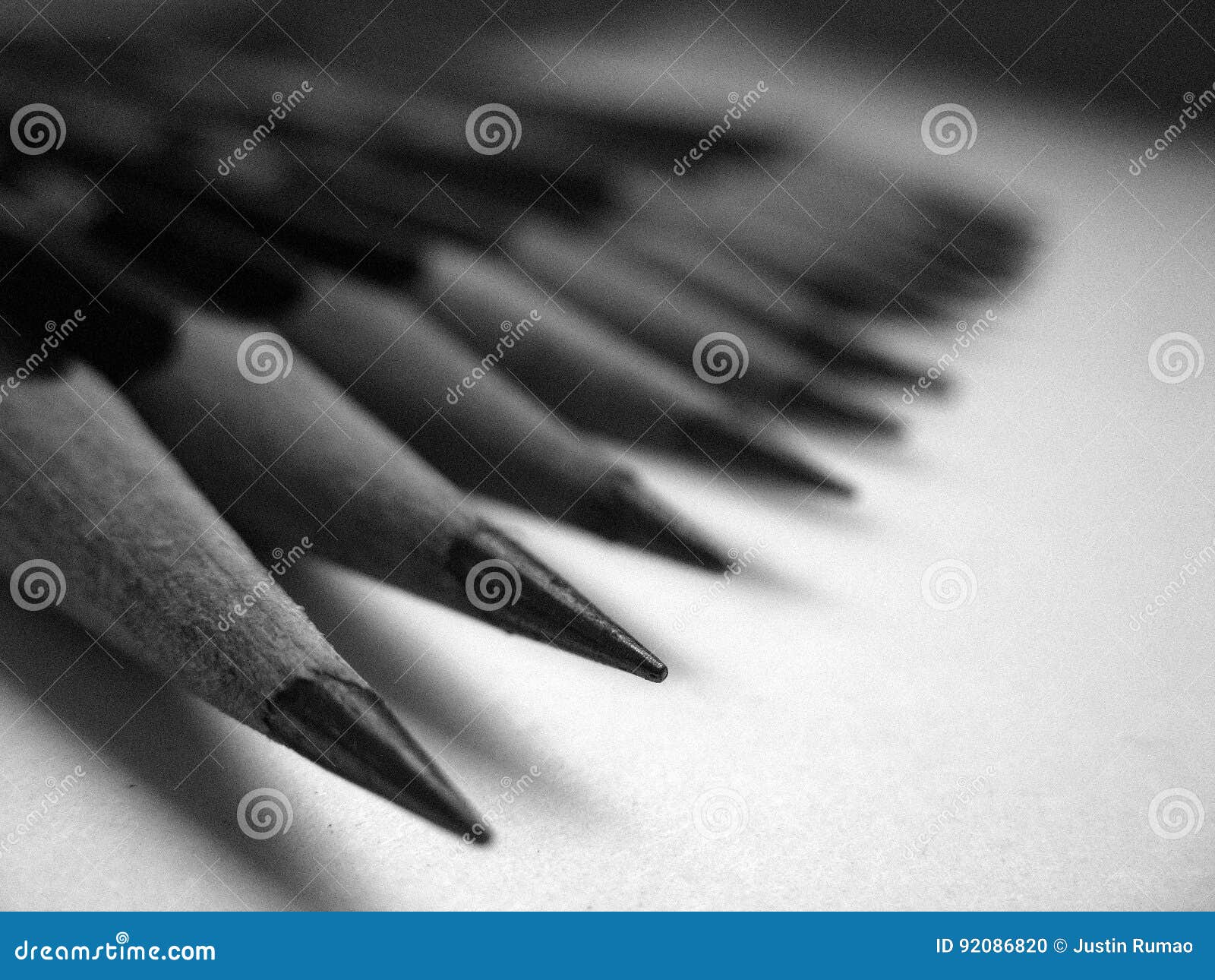 A Close-Up of a Row of Sharp Pencils Stock Photo - Image of couple ...