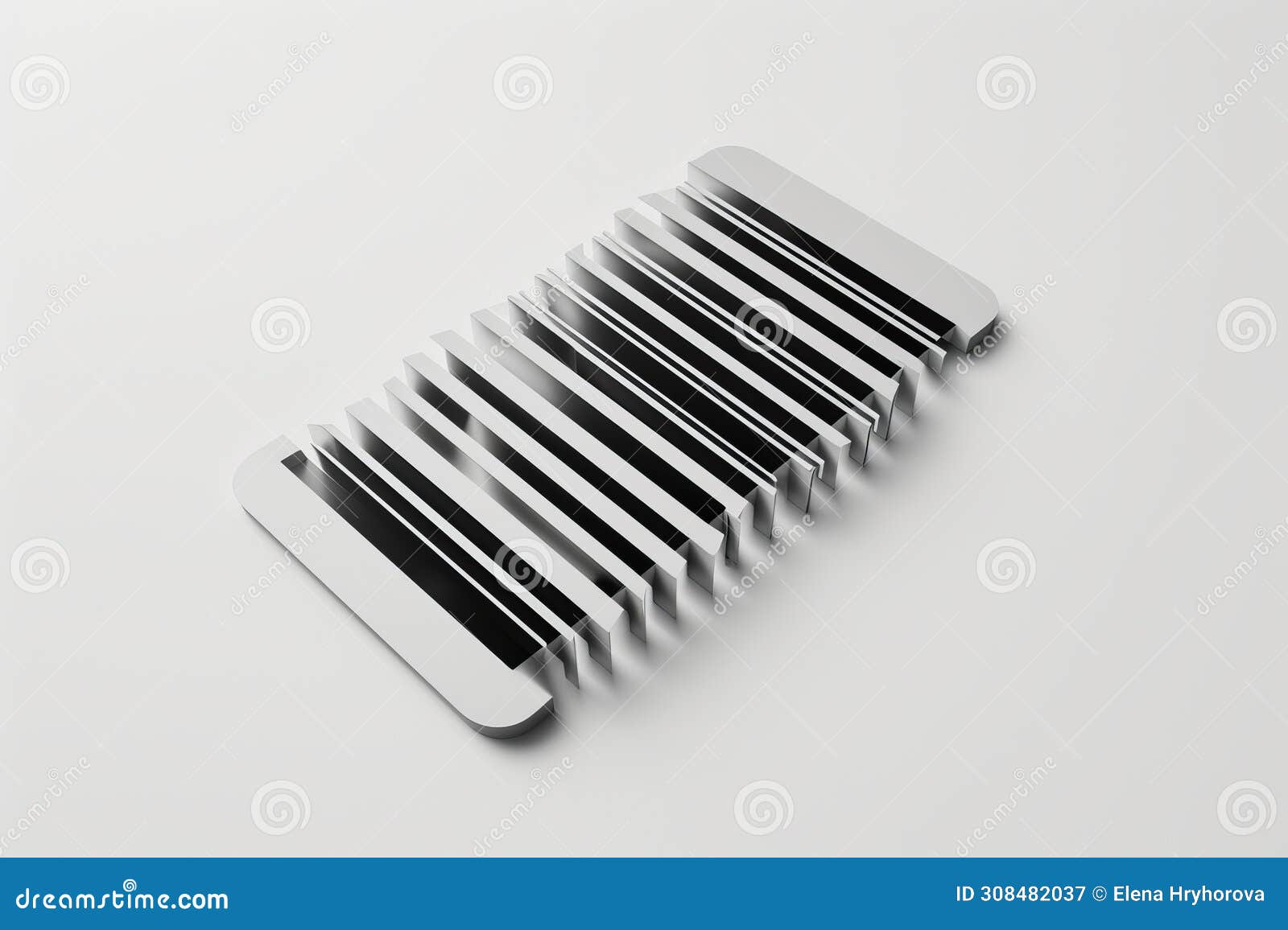 Black and White Piano Keys with Barcode, Symbolizing the Uniqueness of ...