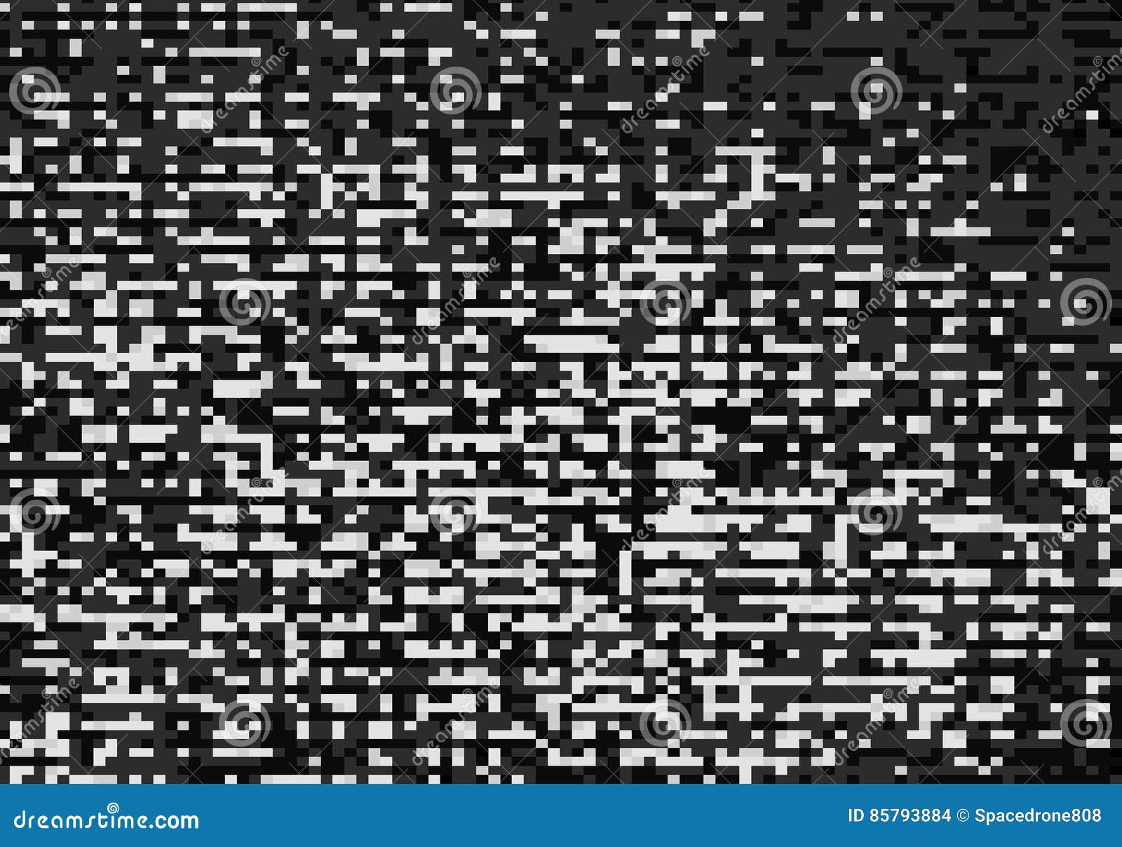 Black and White Pixel Mess Illustration Background Stock Illustration ...