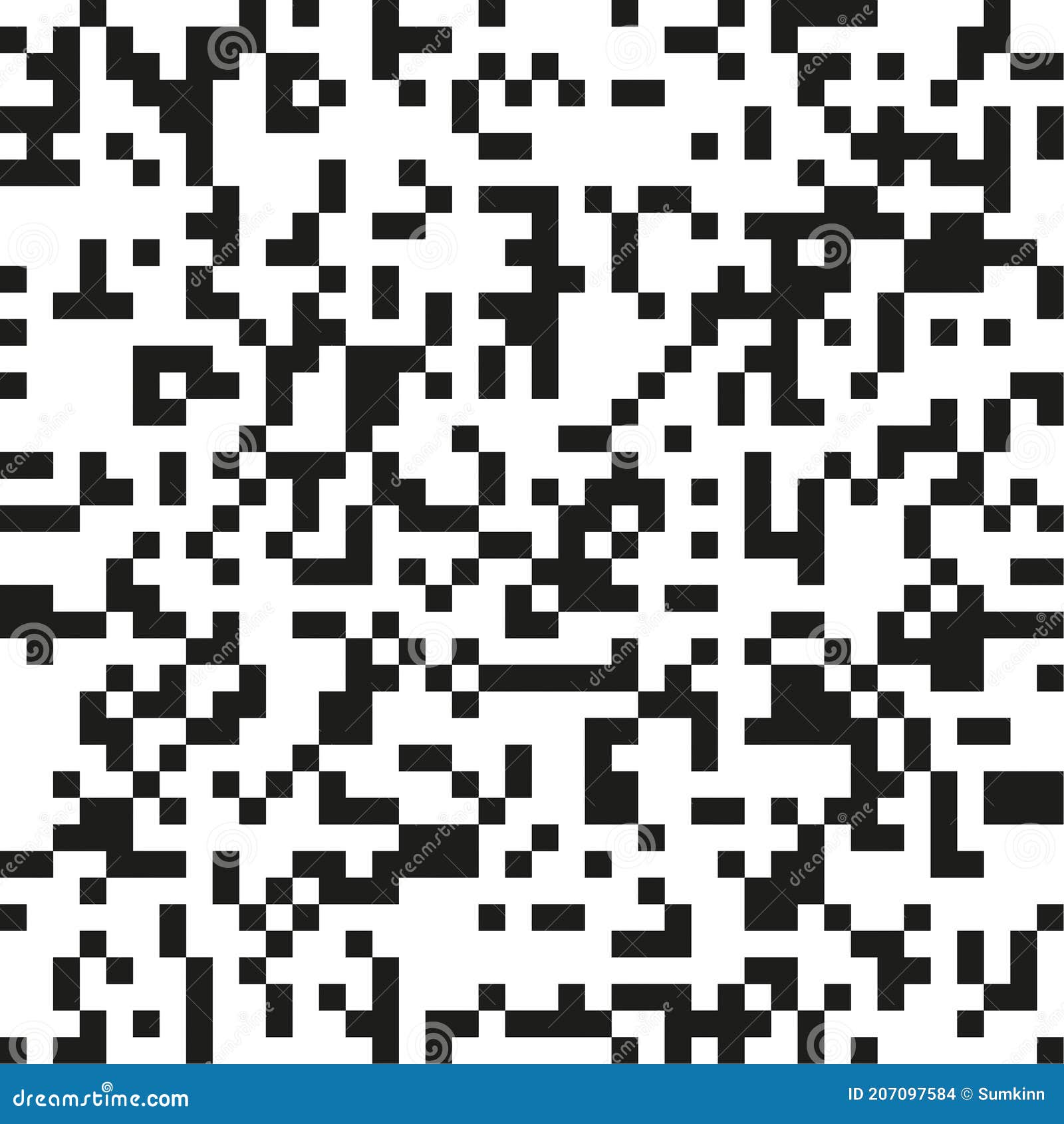 Black and White Pixelation. Stock Illustration - Illustration of grid ...