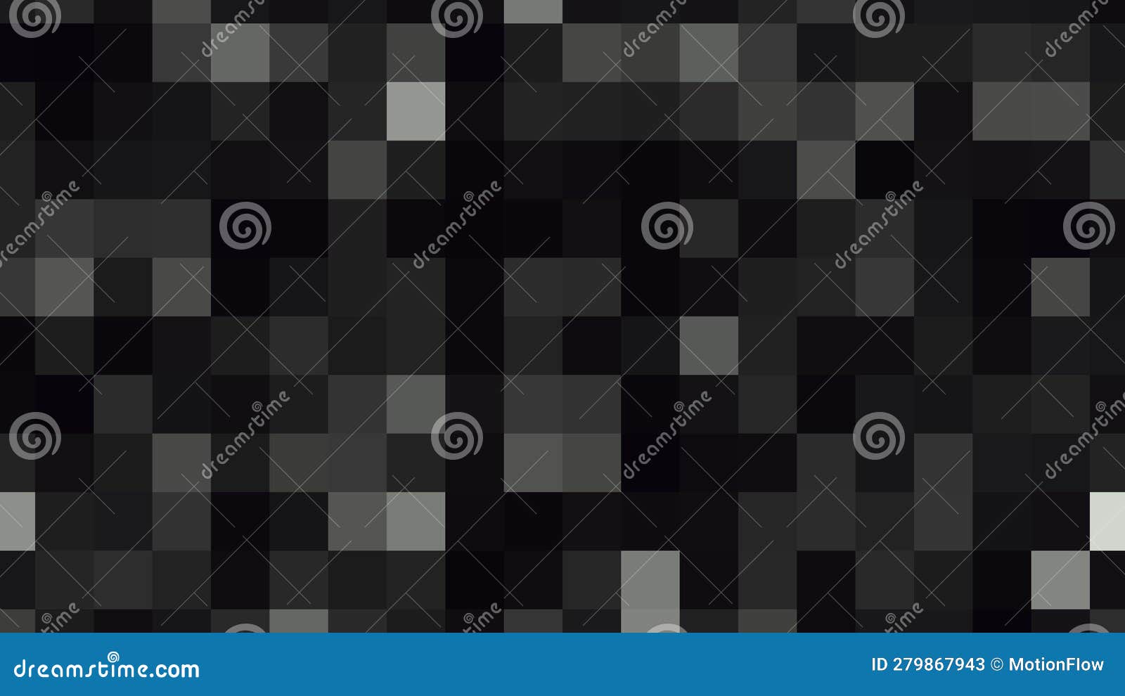 Black and White Pixels in 8 Bit Pattern on Gradient Stock Video - Video ...