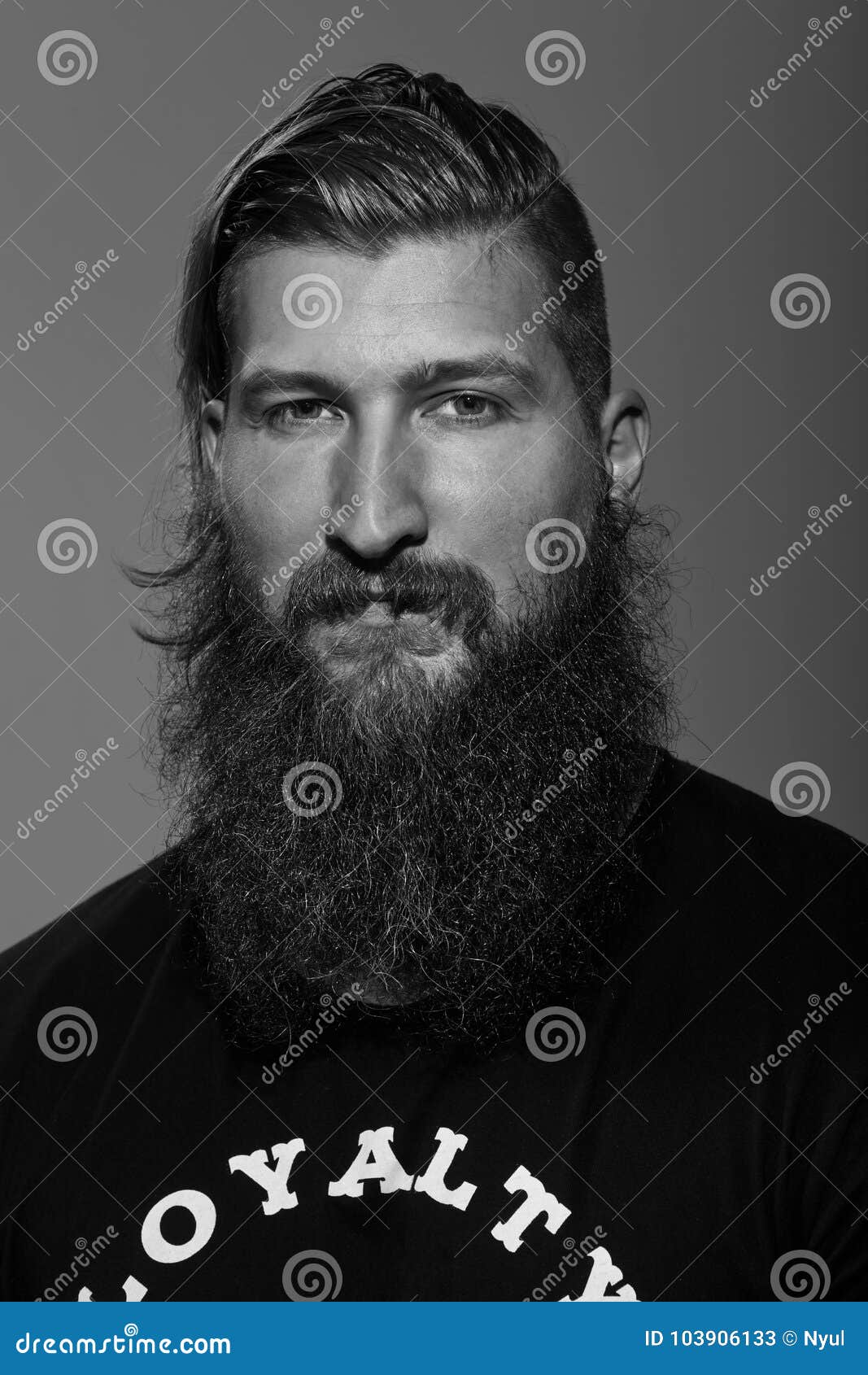 Black and White Portrait of a Young Bearded Man Stock Image - Image of ... Black and White Portrait of a Young Bearded Man Stock Image - Image of ...