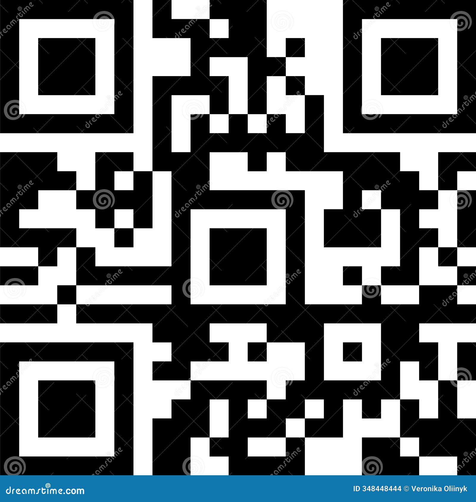Black and White Qr Code Offering a Striking Visual Representation of ...