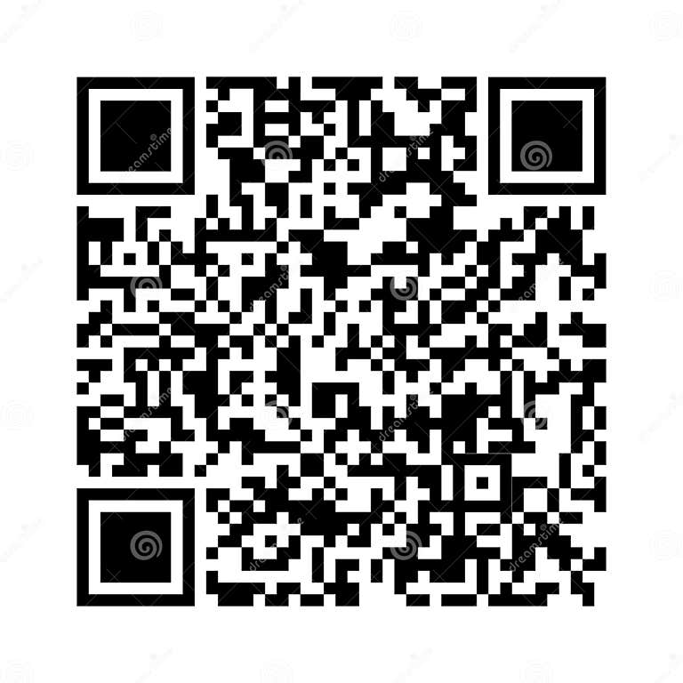Black White QR Code. Quick Response Code. Marketing and Inventory ...